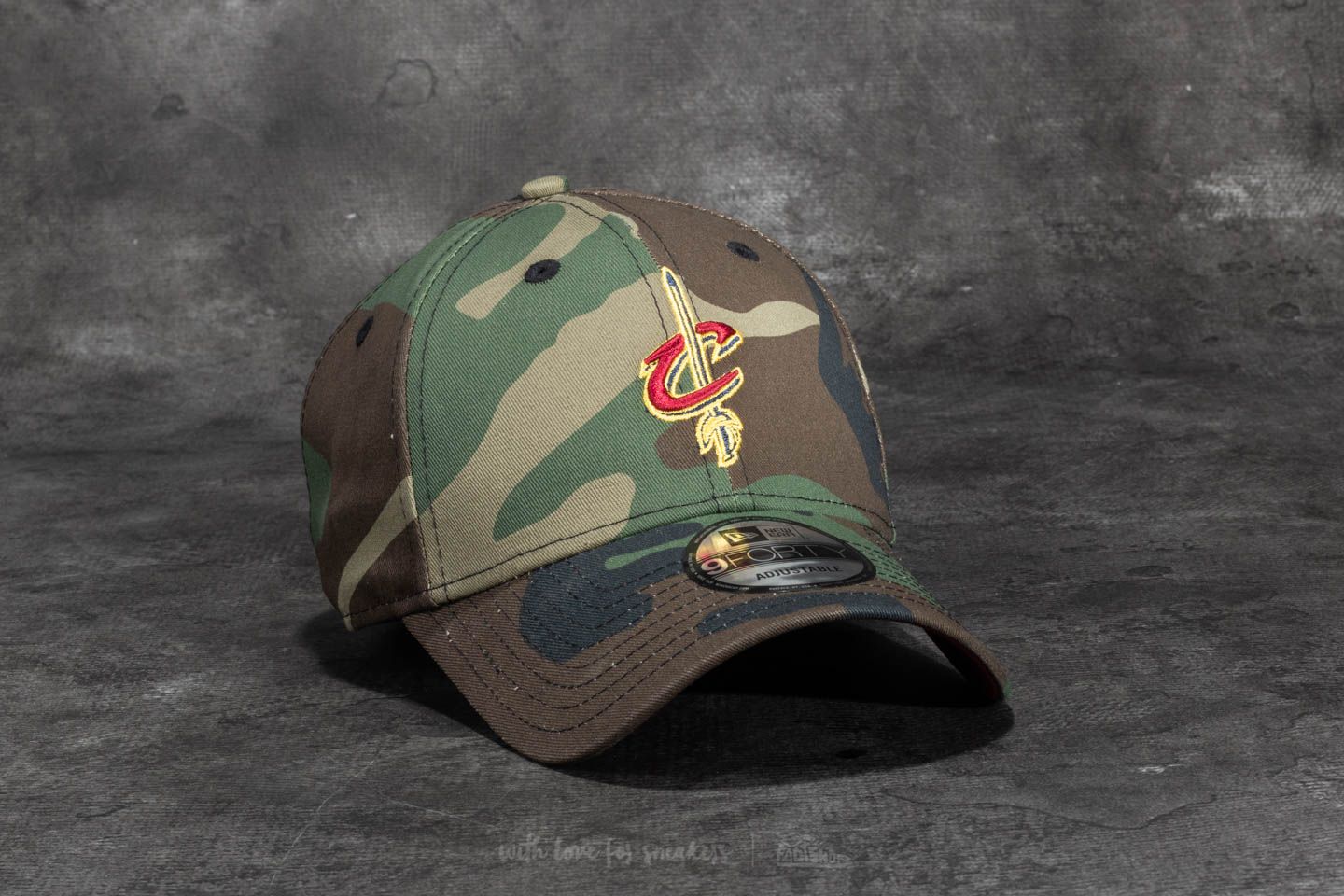 New Era 9Forty Camo Team Cleveland Cavaliers Cap