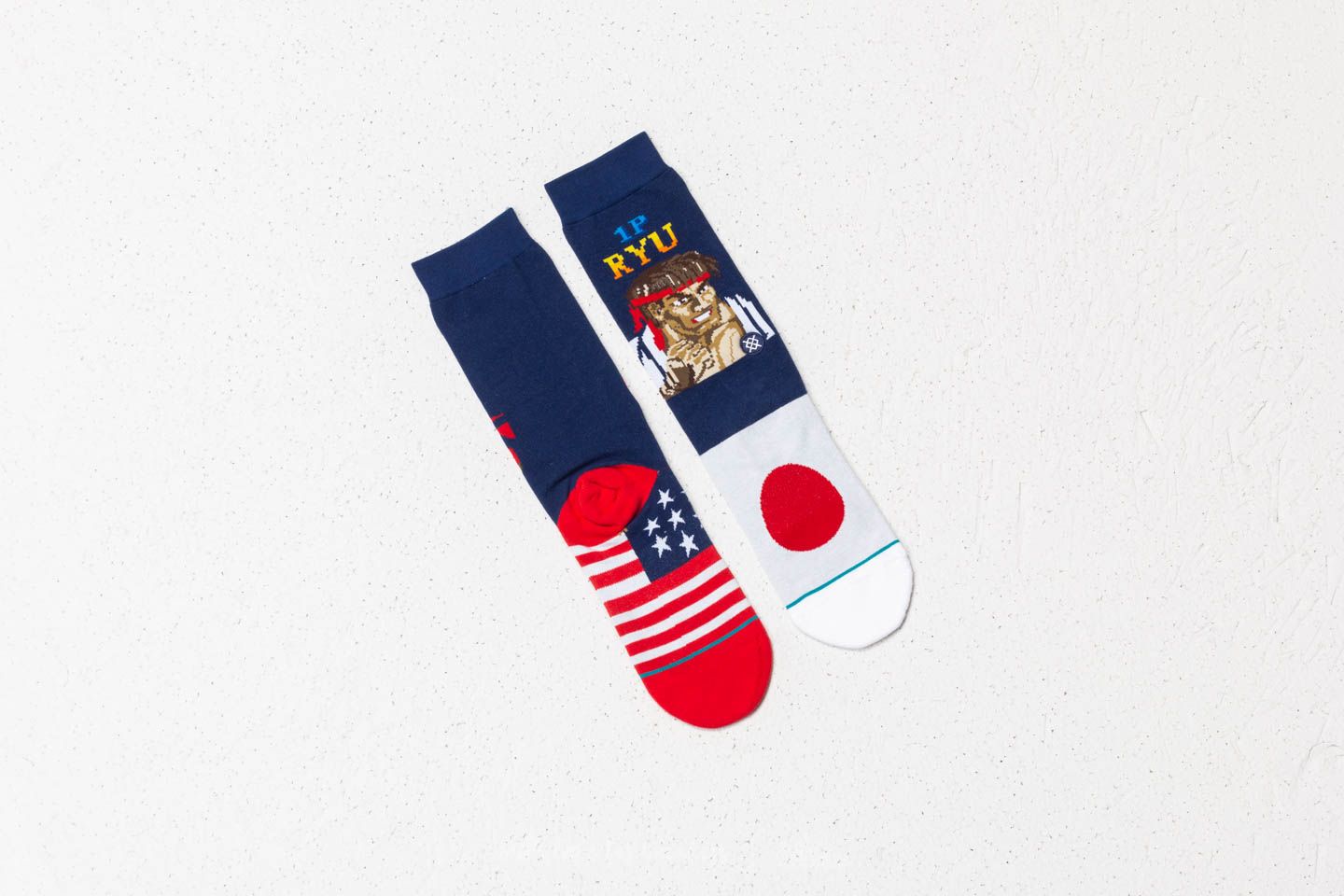 Socks Stance RYU vs KEN Navy | Footshop