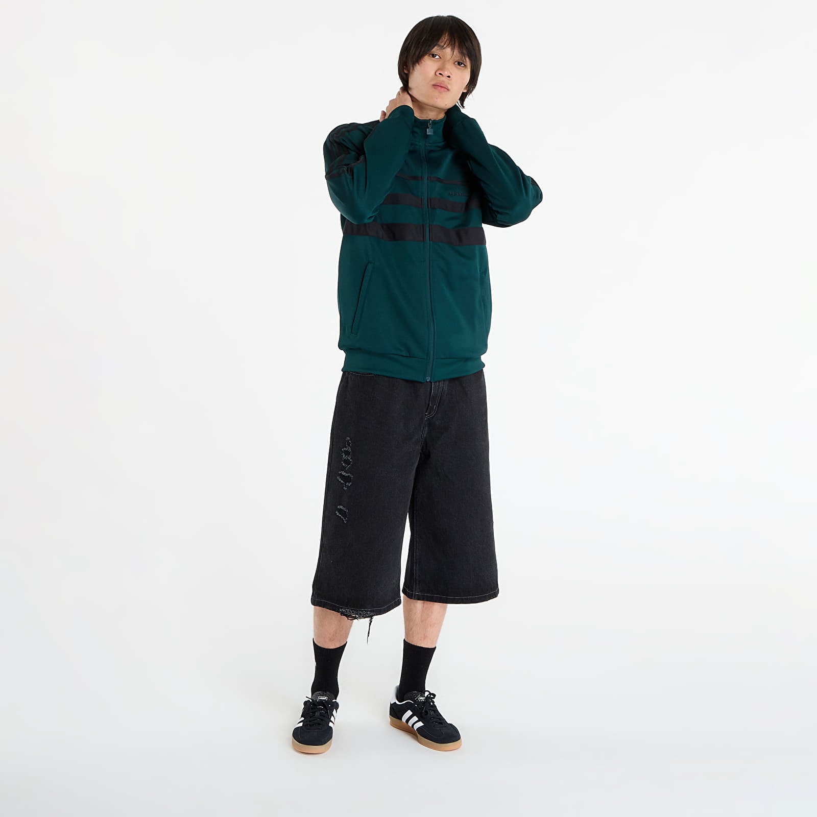 Hanorace adidas The First Track Top Aurora Ivy | Footshop