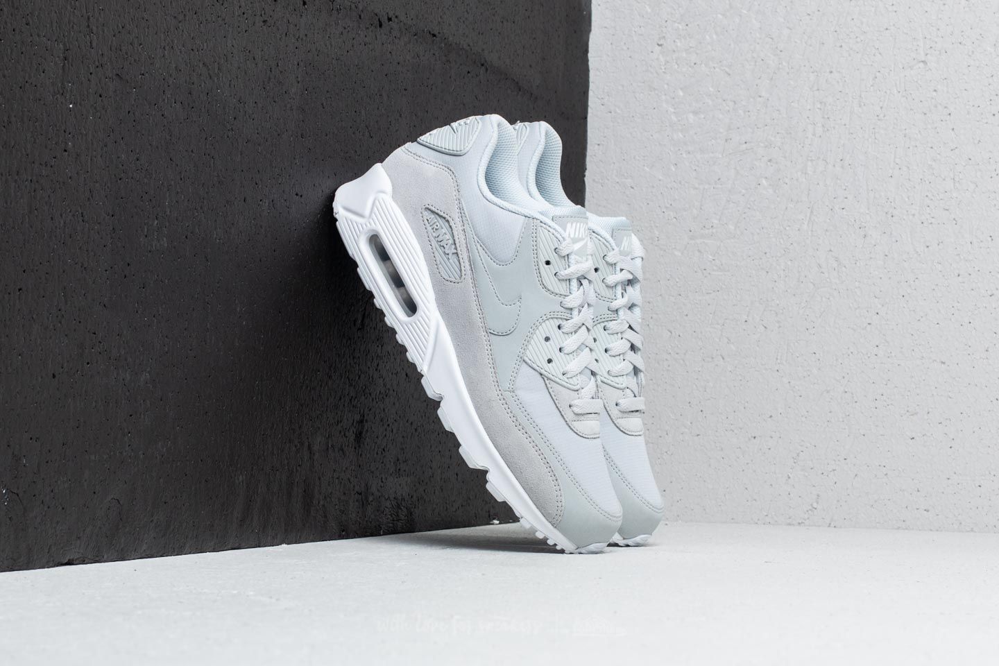 Men's shoes Nike Air Max 90 Essential Pure Platinum/ Pure Platinum ...