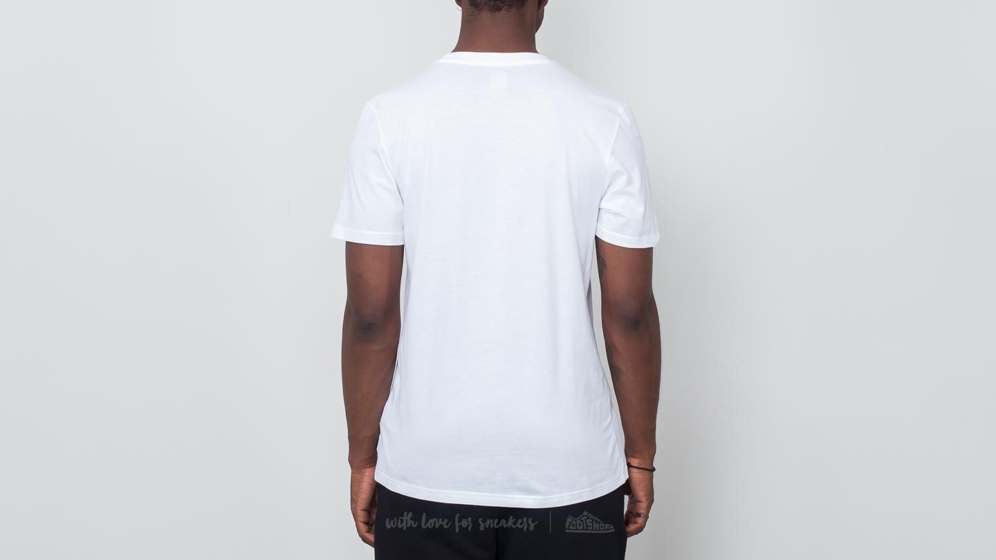 T-shirts adidas Gonz Trefoil Logo Tee White/ Clear Blue (CF3100) | Footshop
