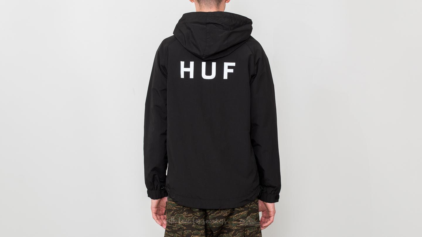 Jassen HUF Standard Shell Jacket Black (JK00074 black) | Footshop