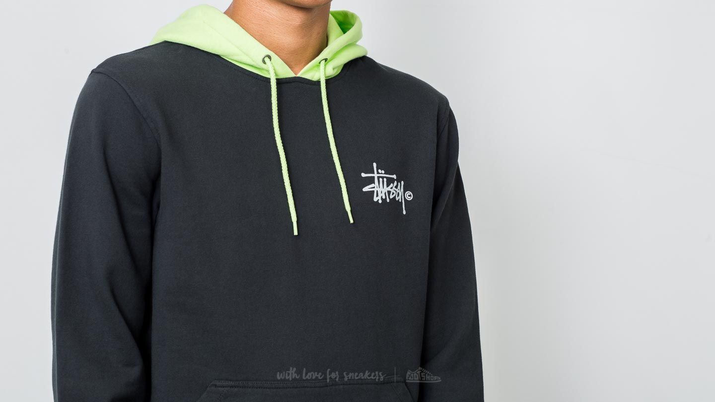 Bluzy Stüssy Two Tone Hood Black | Footshop