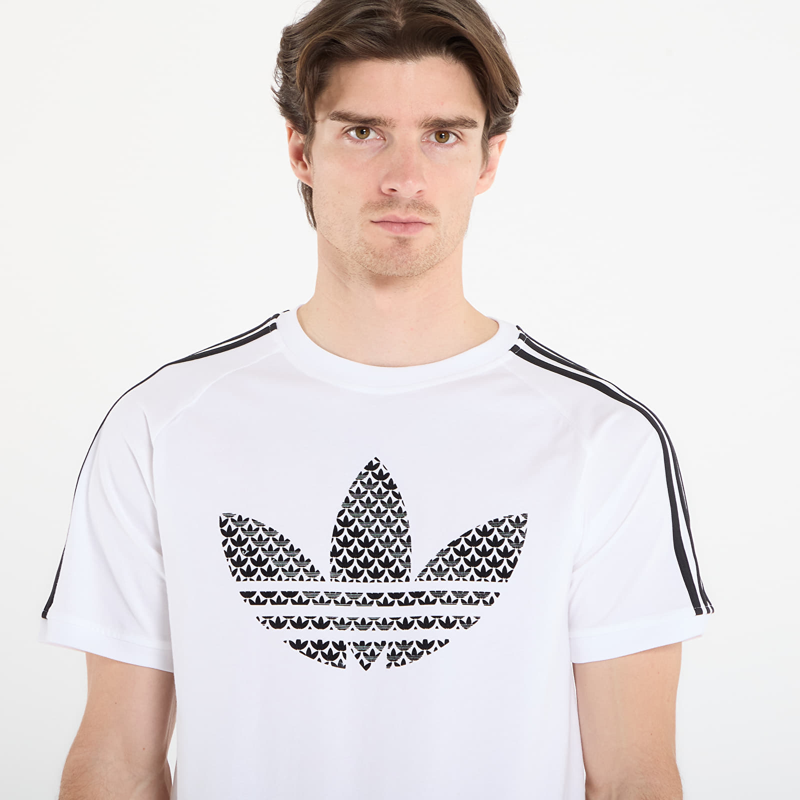 Men's T-shirts adidas Monogram Infill 3S T-Shirt White (KD1360) | Footshop