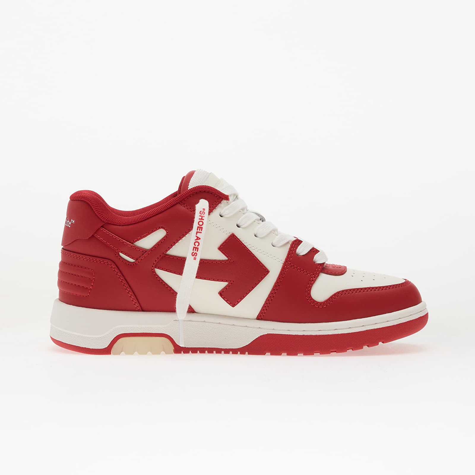 Női cipők Off-White W Out Of Office Calf Lea White/ Haute Red ...