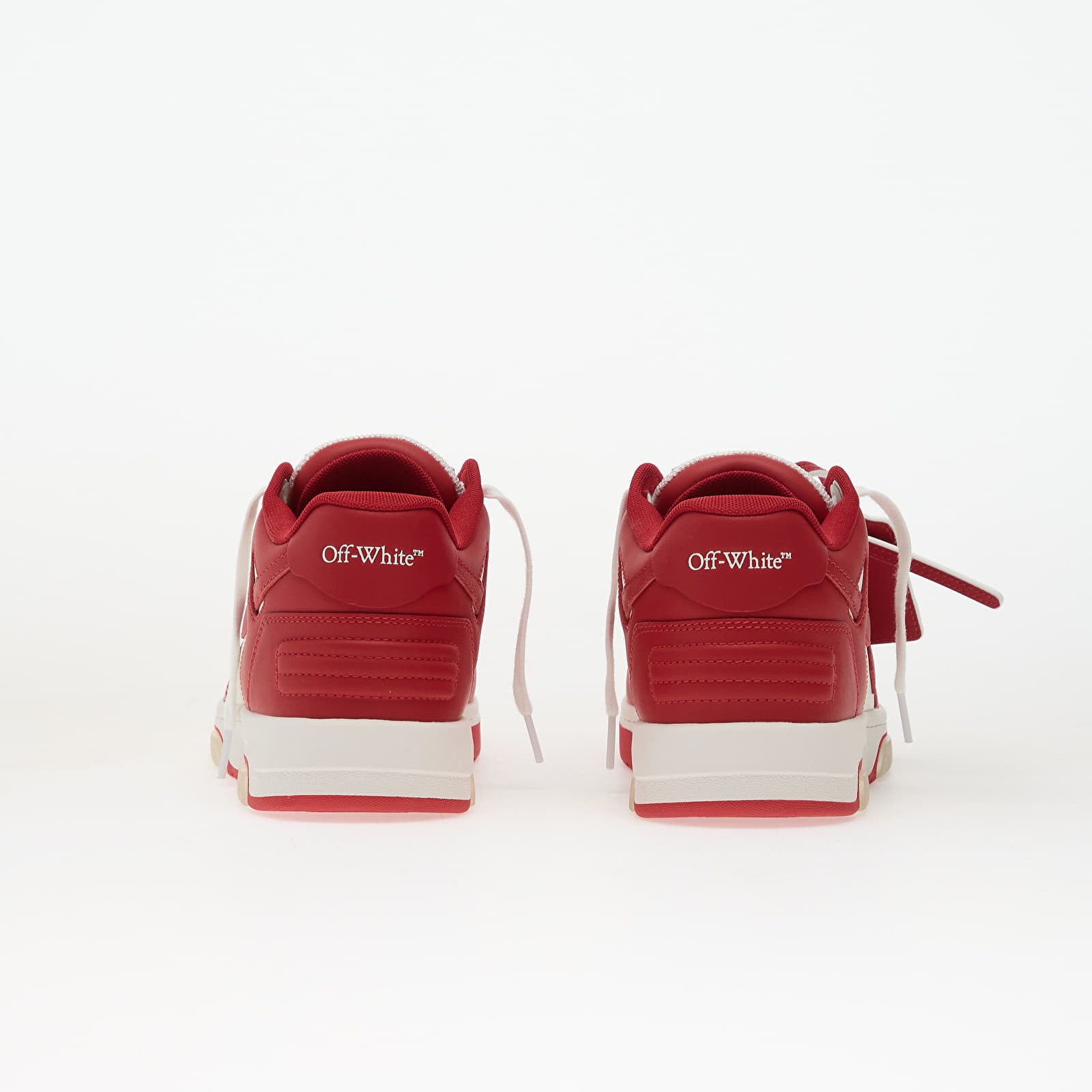 Női cipők Off-White W Out Of Office Calf Lea White/ Haute Red ...