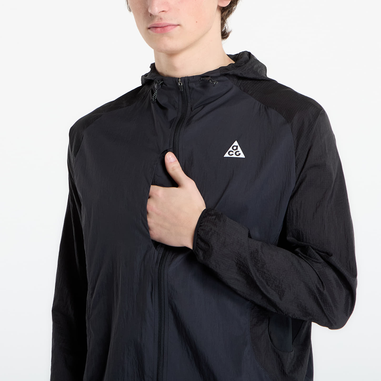 Casacos Nike ACG "Aireez" Men's Trail Running Jacket Black/ Black ...