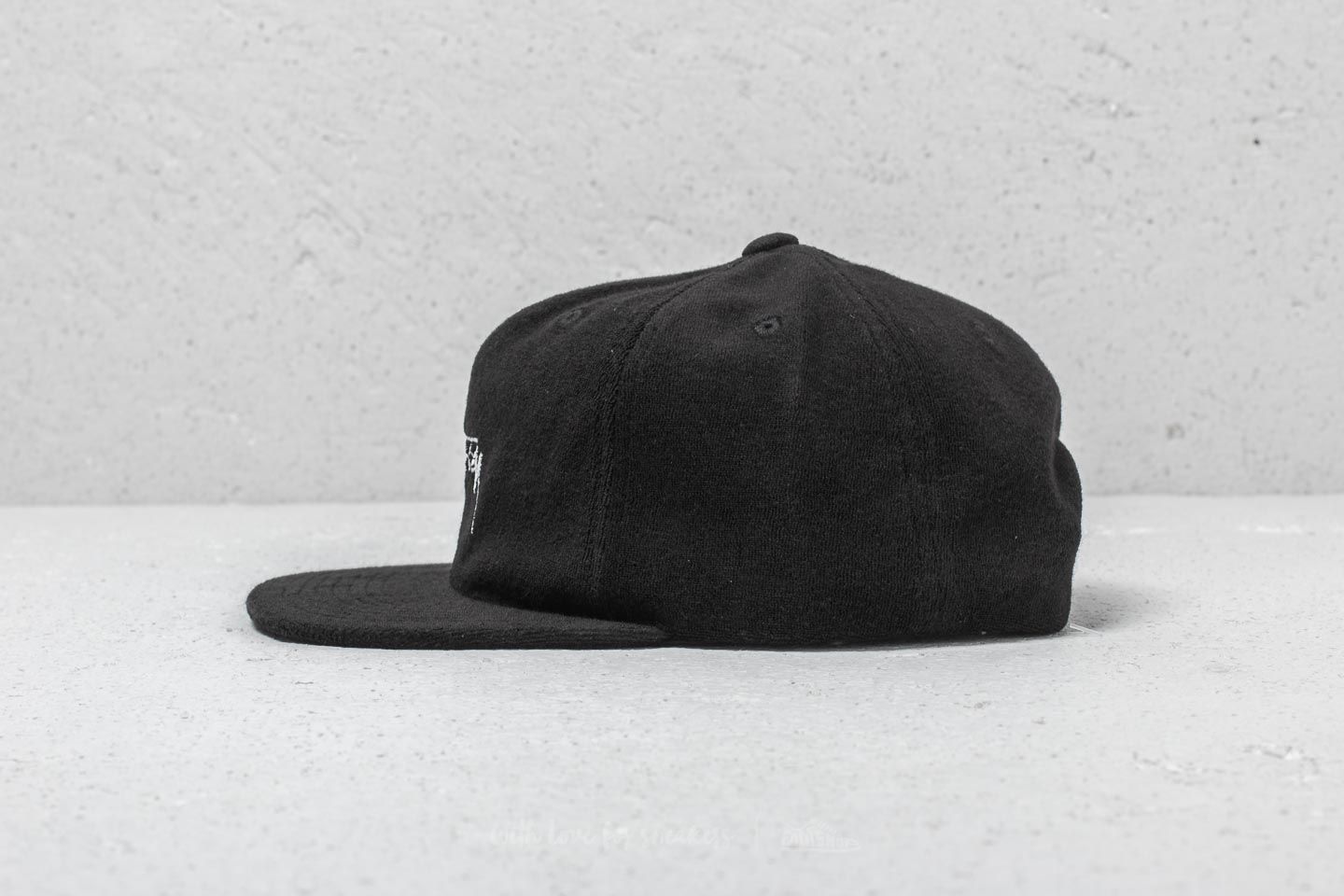 Caps Stüssy Terry Cloth Cap Black (131808 black) | Footshop