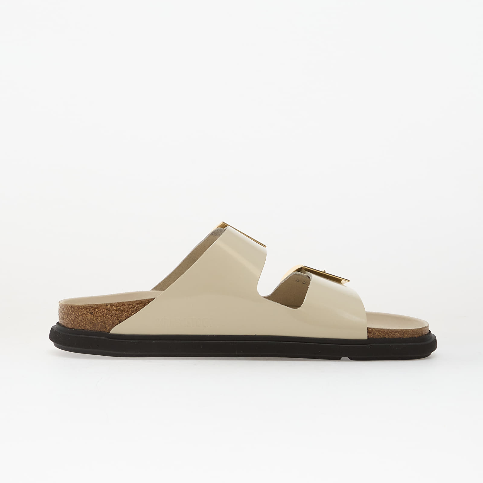 Női cipők Birkenstock Arizona Droplet Buckle Natural Leather Patent ...