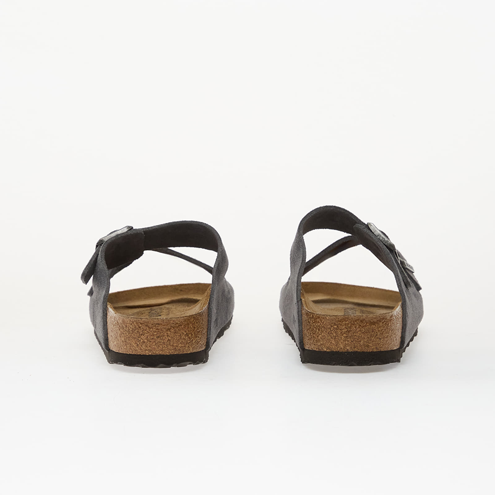 Férfi cipők Birkenstock Arizona Suede Leather Unisex Charcoal (1031632 ...