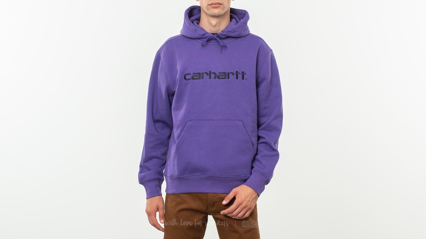Hoodies and sweatshirts Carhartt WIP Hoodie Frosted Viola/ Black ...
