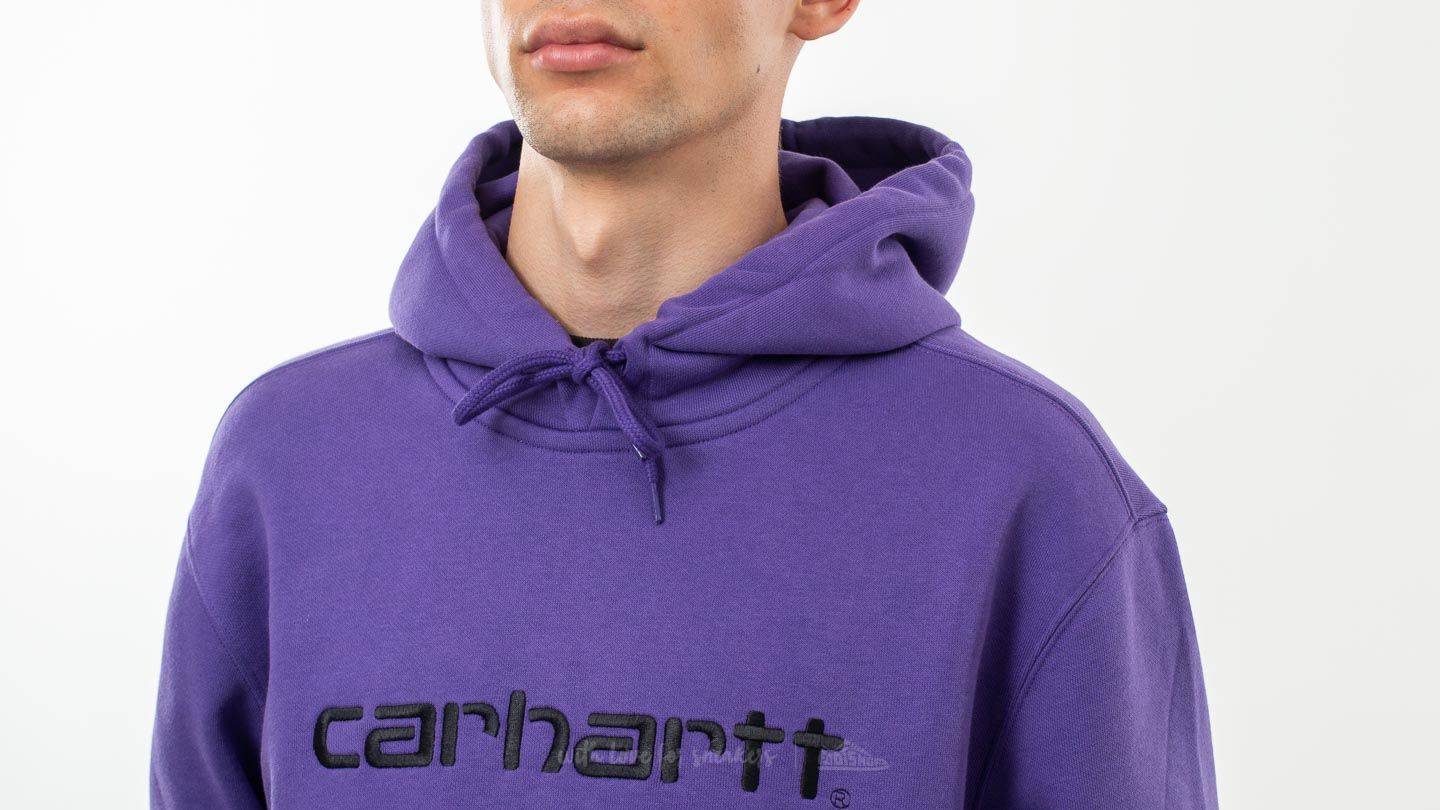 Hoodies and sweatshirts Carhartt WIP Hoodie Frosted Viola/ Black ...