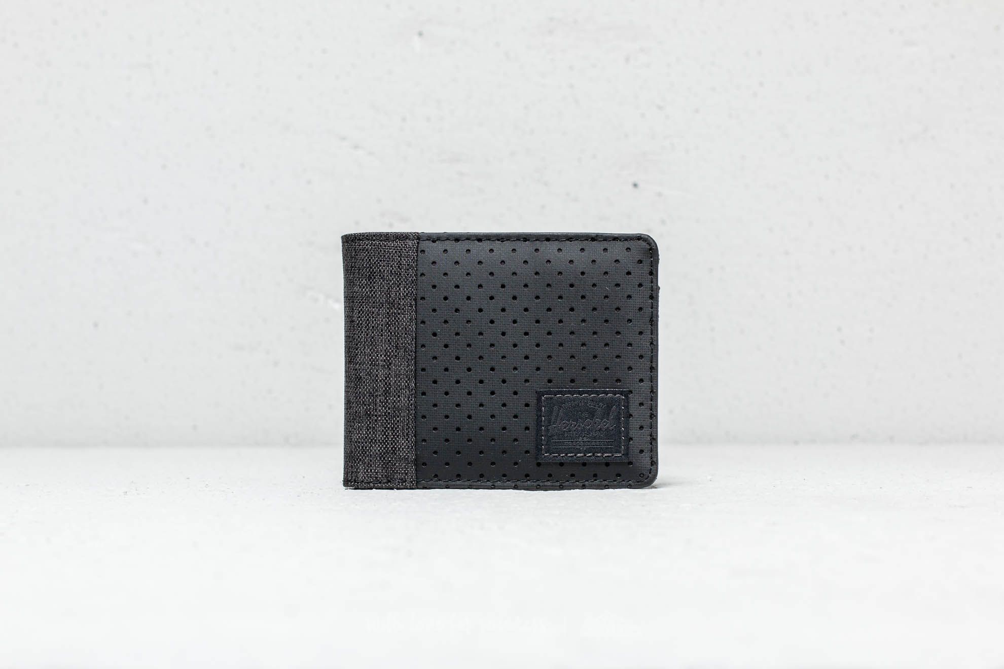 Wallets Herschel Supply Co. Edward+ Wallet Black Crosshatch/ Black ...