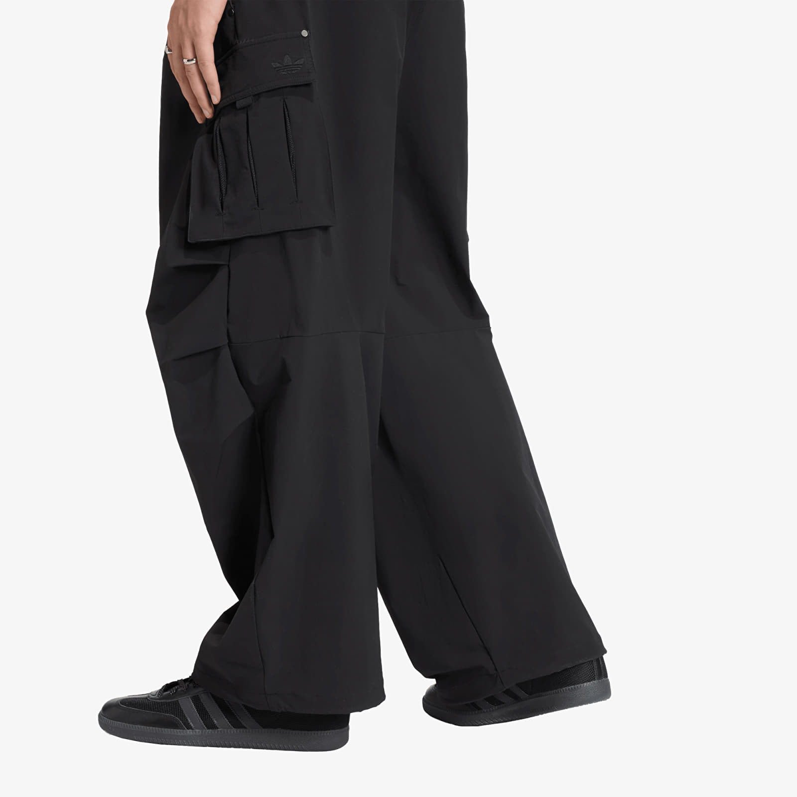 adidas Premium Essentials Utility Cargo Tracksuit Bottoms Black | Footshop