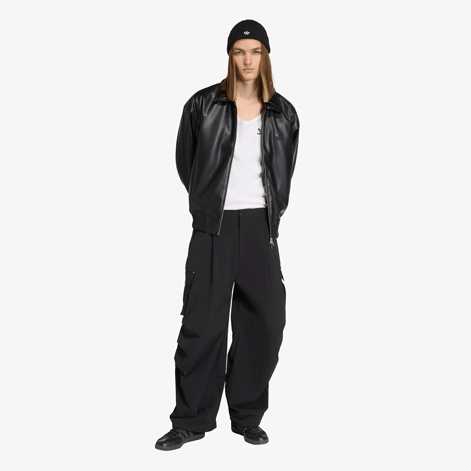 adidas Premium Essentials Utility Cargo Tracksuit Bottoms Black | Footshop