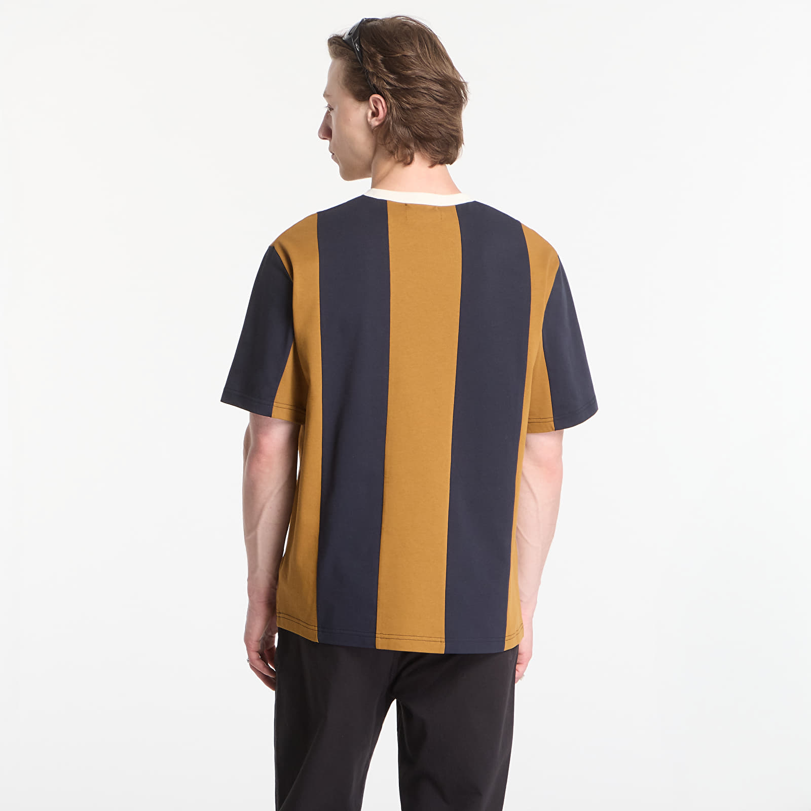 Fred Perry Meyba Cut And Sew T-Shirt Dark Caramel | Footshop