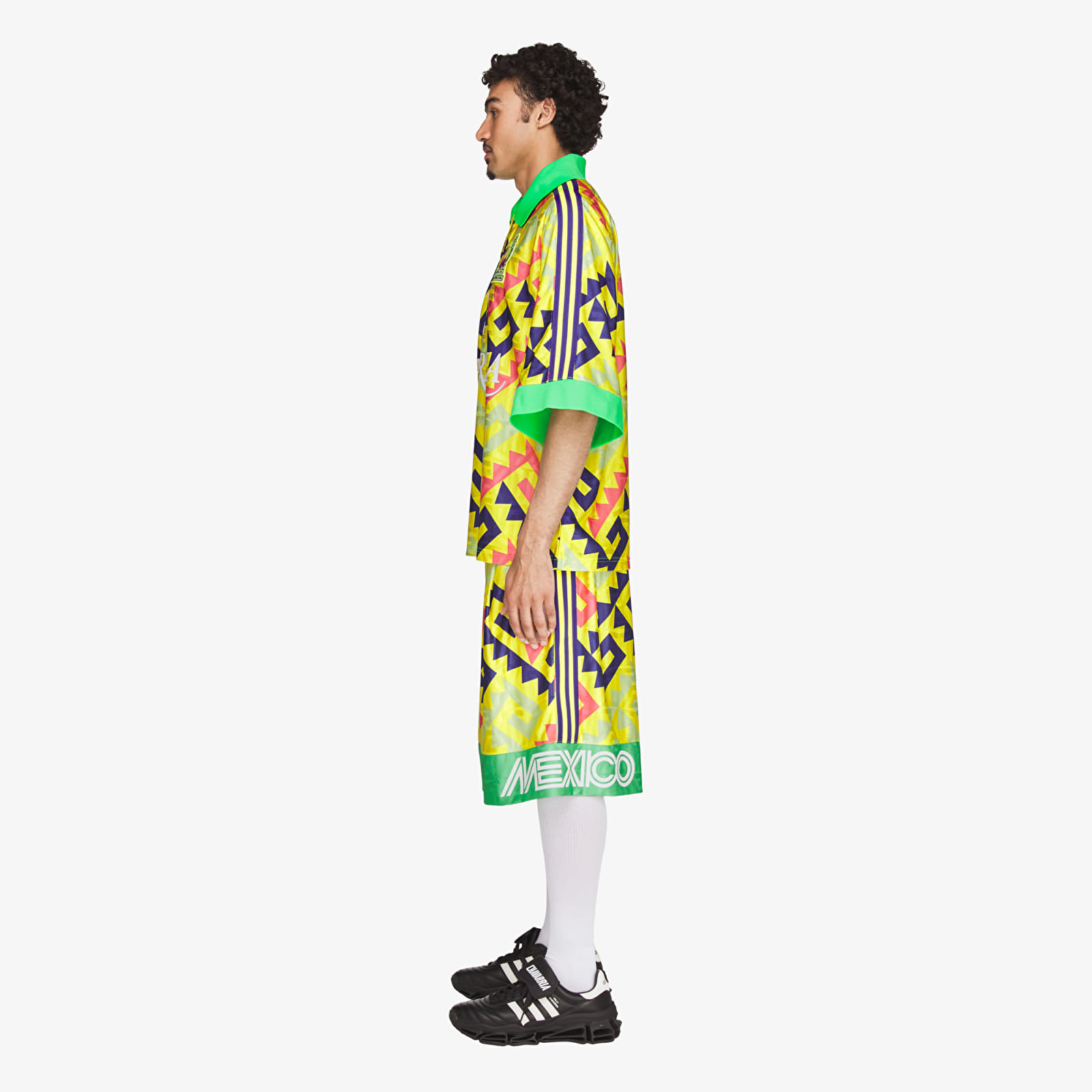 adidas x Willy Chavarria Aop Goalkeeper Jersey Solar Lemon/ Pure Purple ...