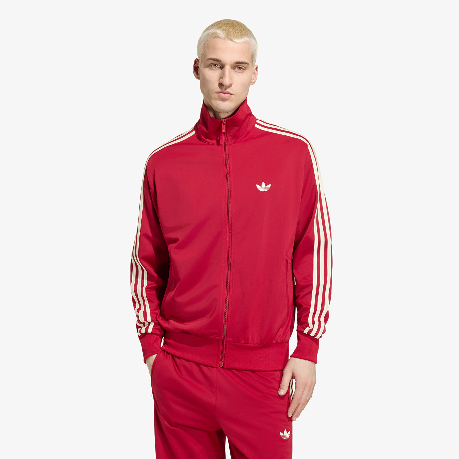 adidas Firebird Track Jacket Team Victory Red/ Warm Vanilla | Footshop