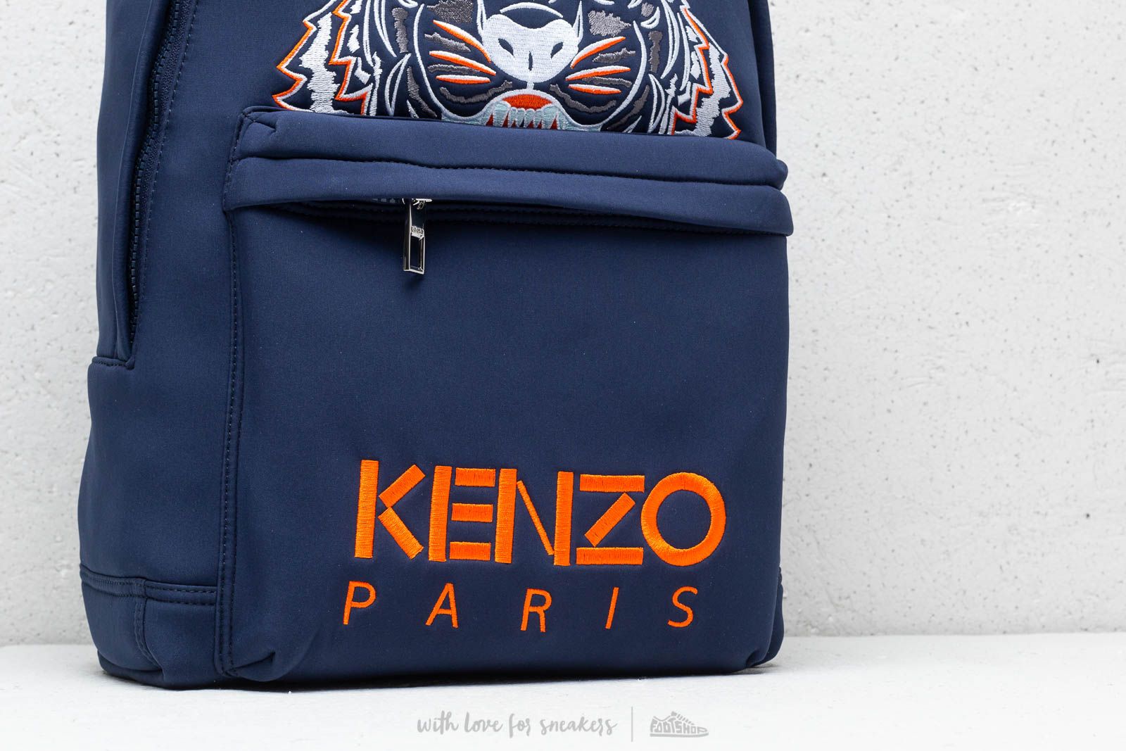 Backpacks KENZO Large Neoprene Tiger Backpack Navy Blue (5SF300 F21 76 ...