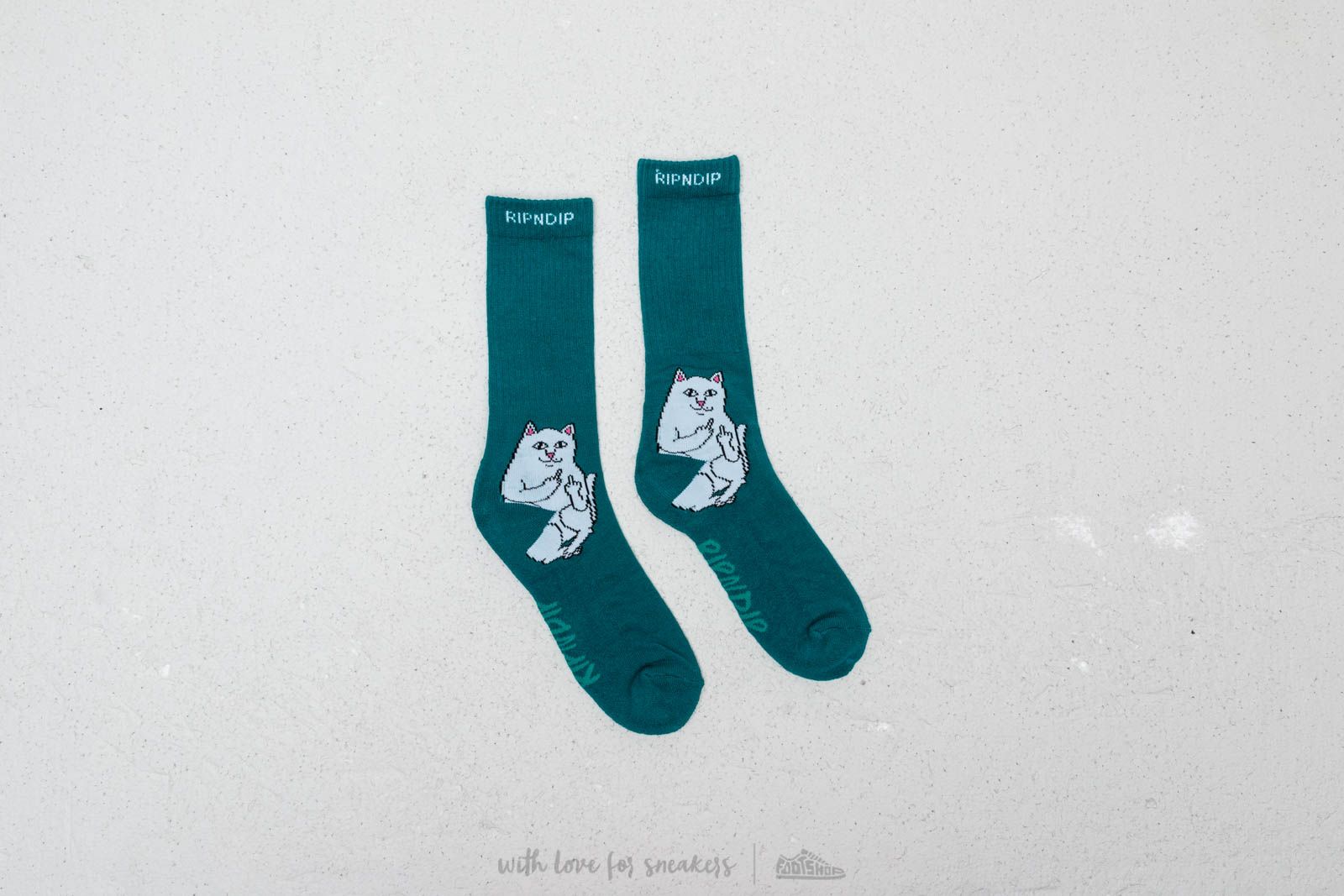 Socks RIPNDIP Lord Nermal Socks Aqua (RND2818) | Footshop
