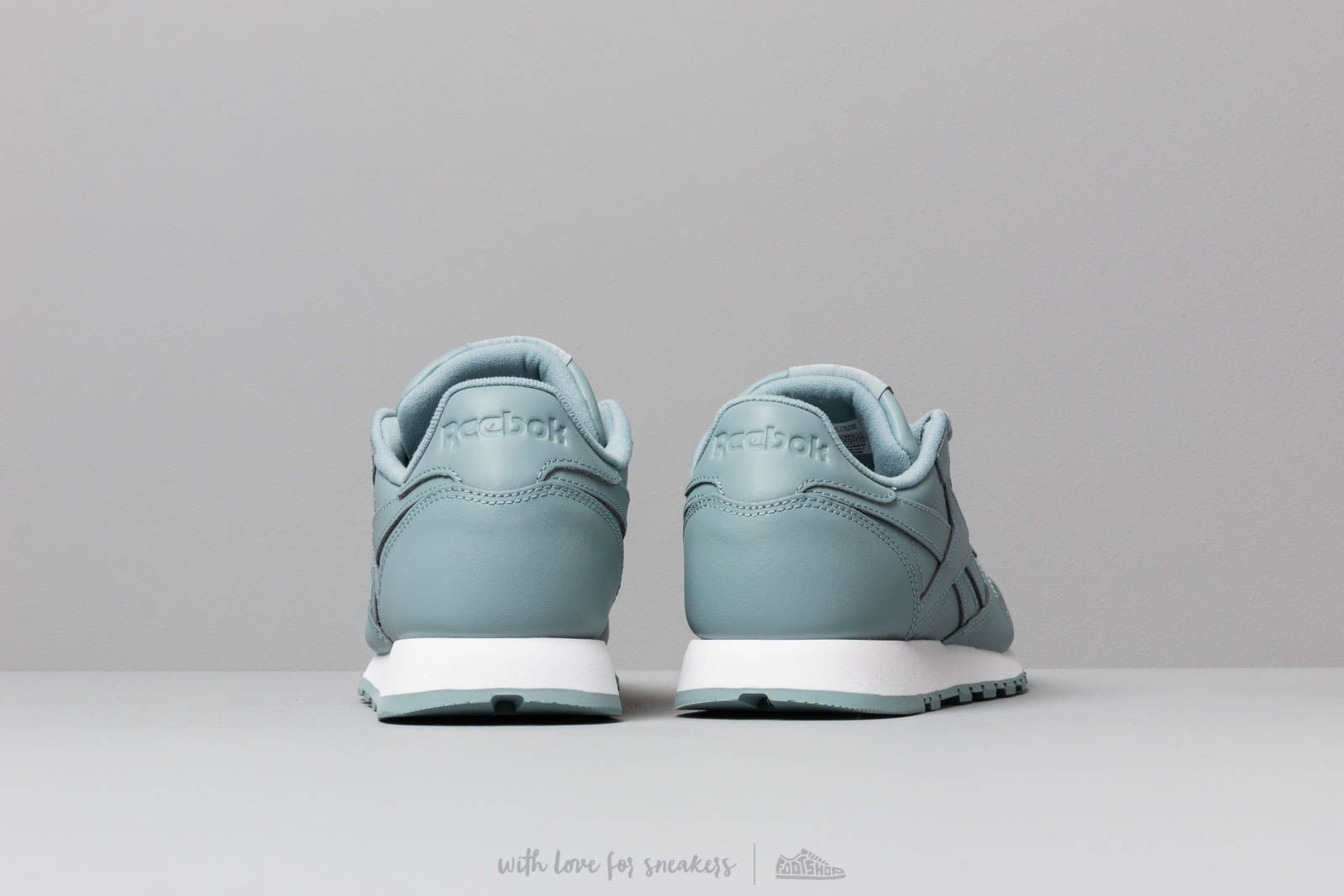 Women's shoes Reebok Classic Leather W Teal Fog/ White | Footshop