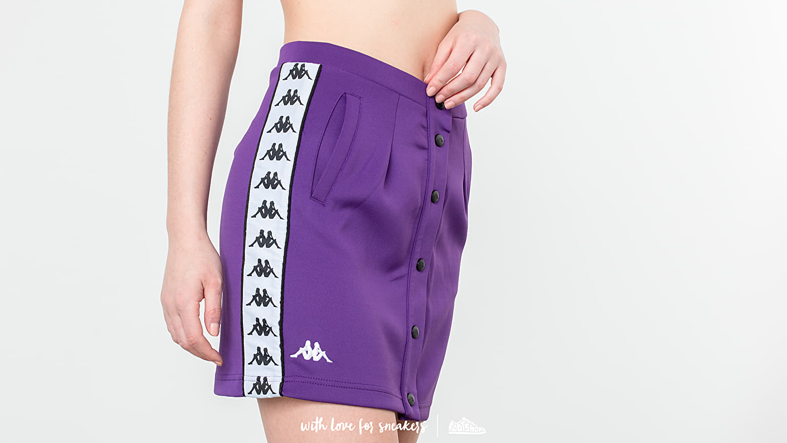 Skirts Kappa Banda Baquima Skirt Violet Pansy/ White | Footshop