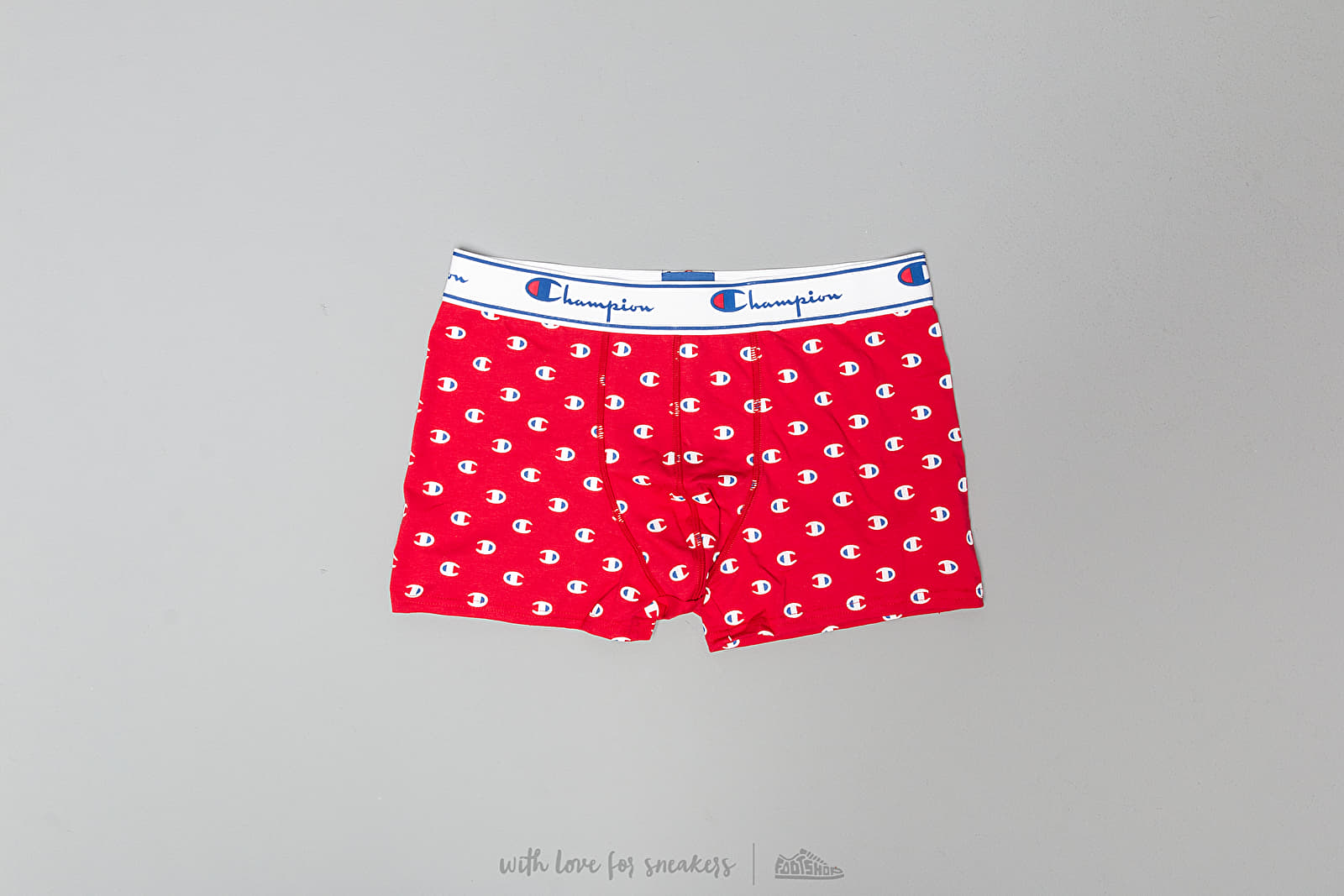 Boxeralsó Champion Small Logo Boxers Red | Footshop