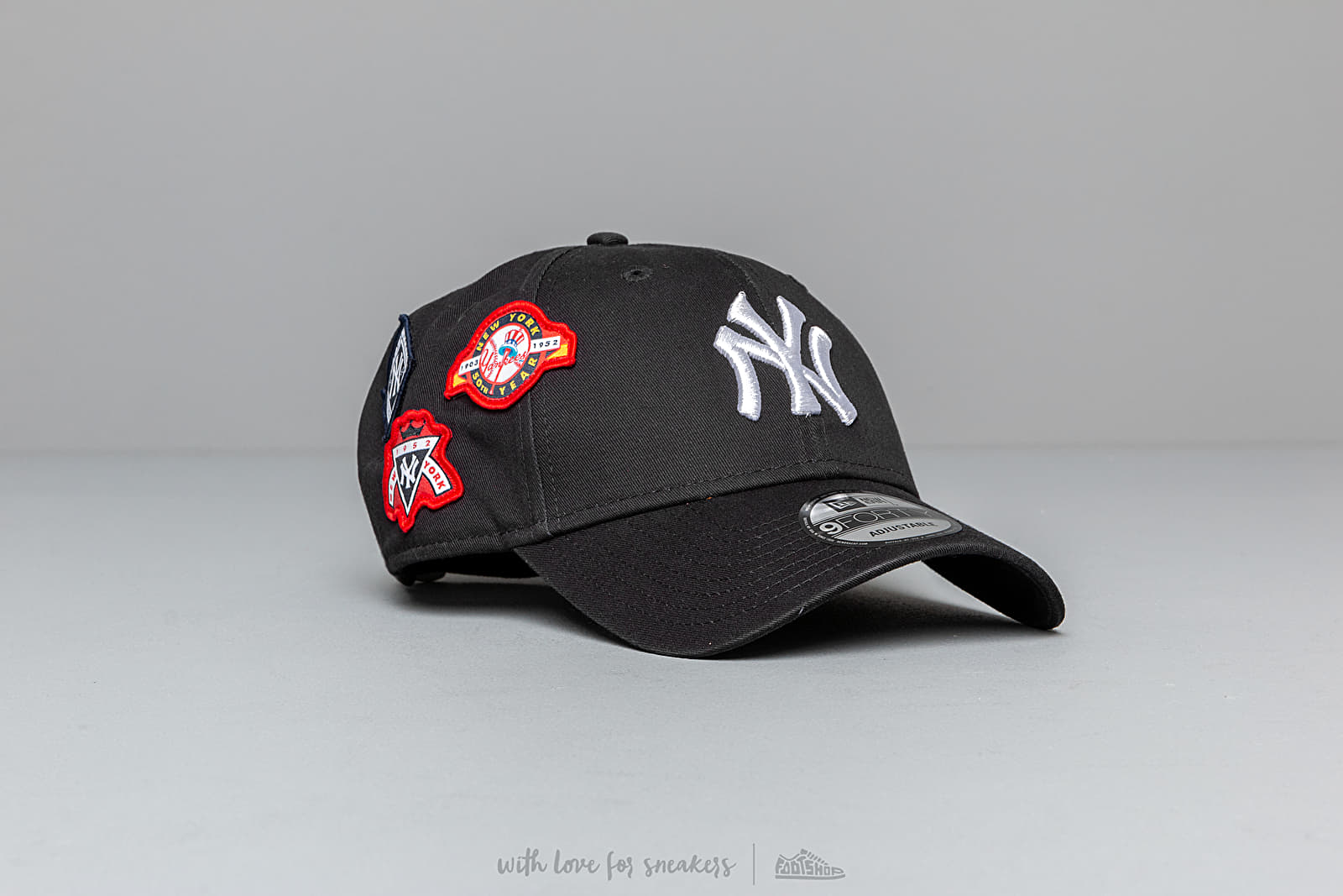Caps New Era 9Forty MLB Cooperstown Patched New York Yankees Cap Navy ...