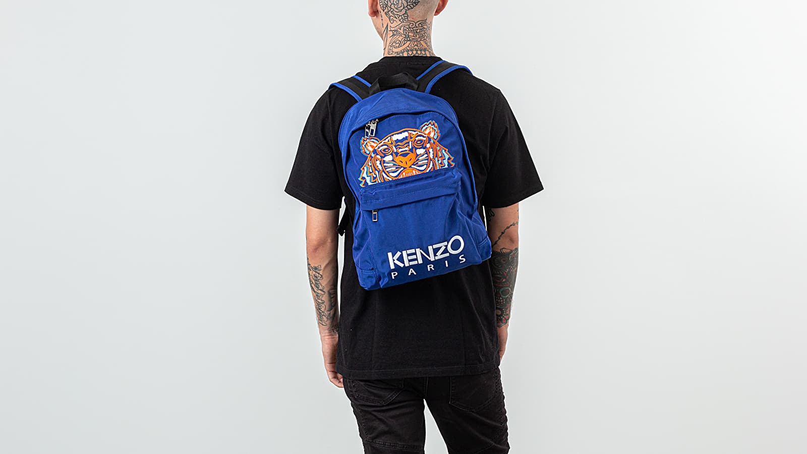 Backpacks KENZO Large Tiger Backpack Blue | Footshop