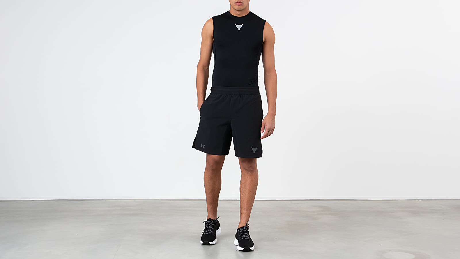 Shorts Under Armour Project Rock Training Shorts Black | Footshop