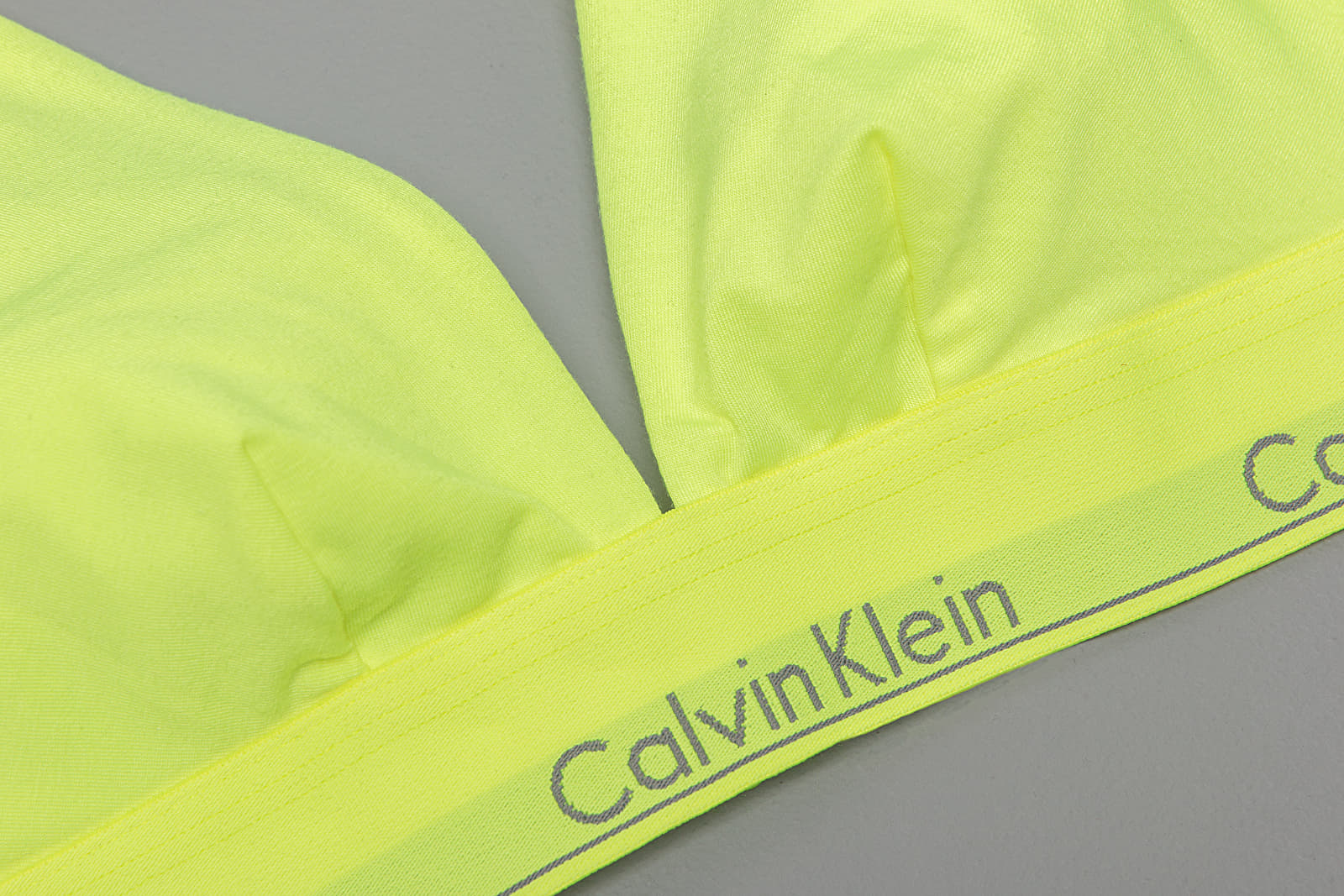 Bras Calvin Klein Unlined Triangle Bra Caution Tape | Footshop