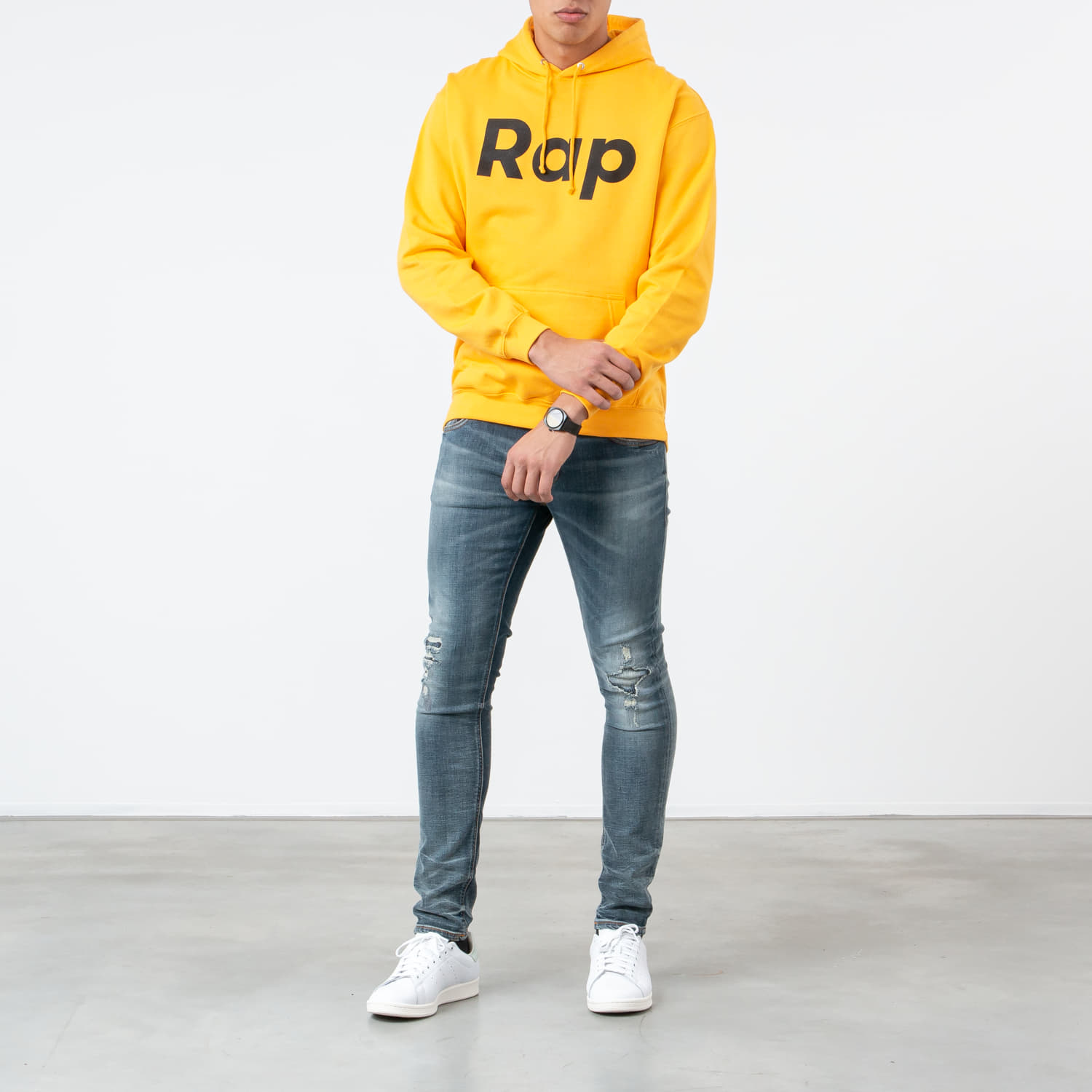 Hoodies and sweatshirts RAP Hoodie Orange/ Black | Footshop