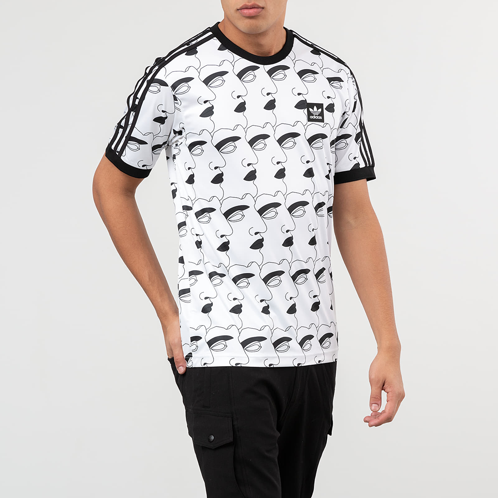 T-shirts adidas Promoted Jersey Tee White/ Black (EC8684) | Footshop