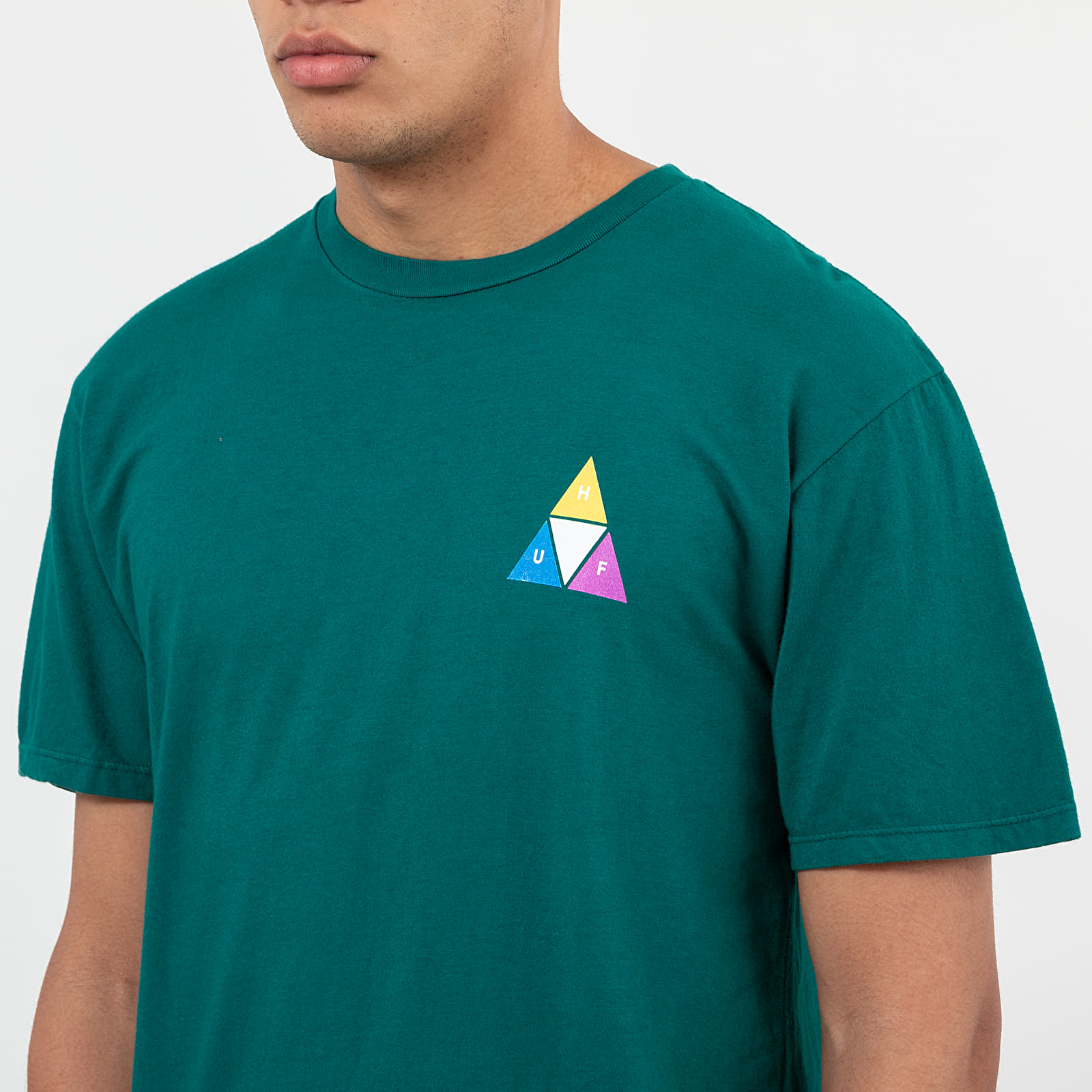 T-shirts HUF Prism Triple Triangle Tee Quetzal Green | Footshop