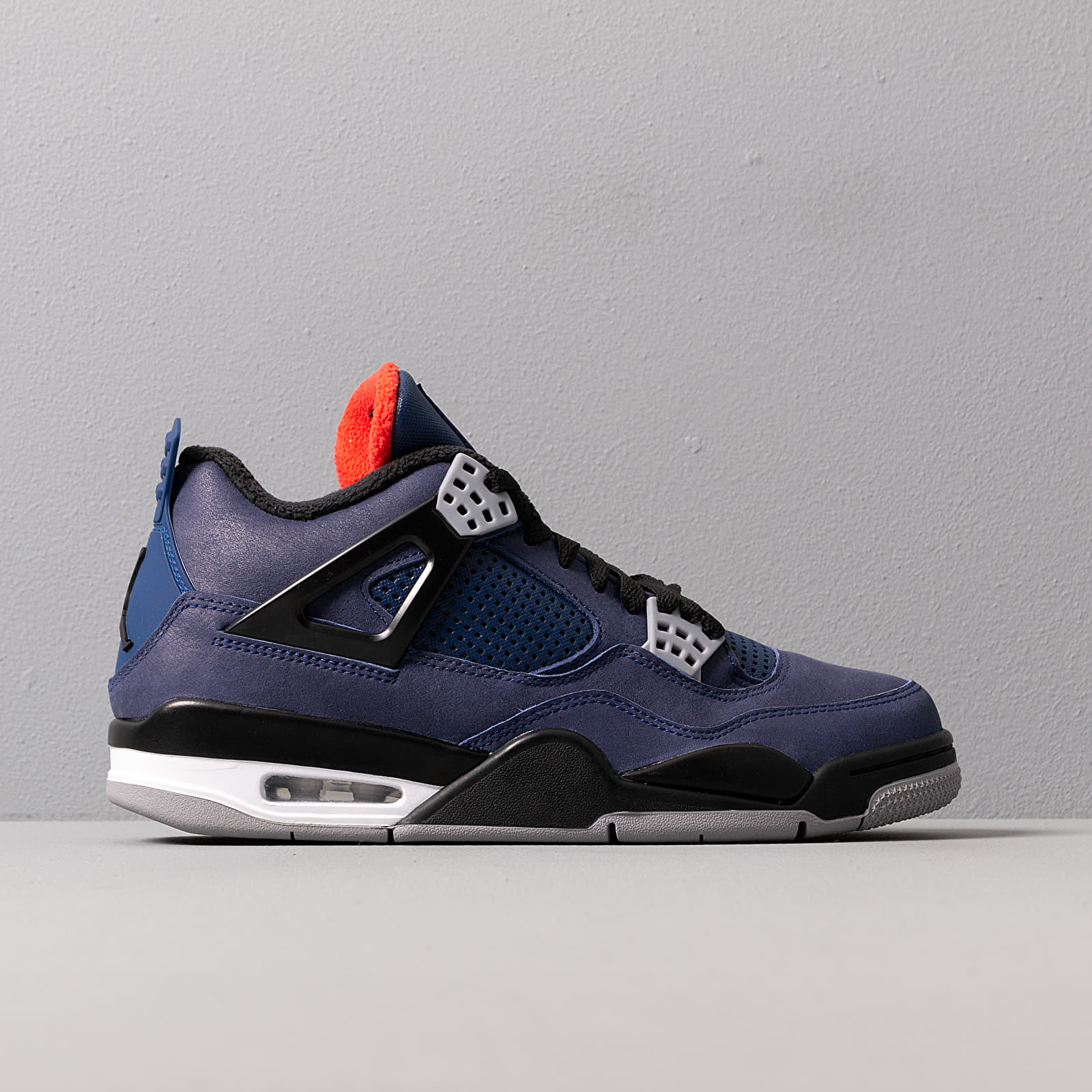 Men's shoes Air Jordan 4 Retro Wntr Loyal Blue/ Black-White-Habanero ...
