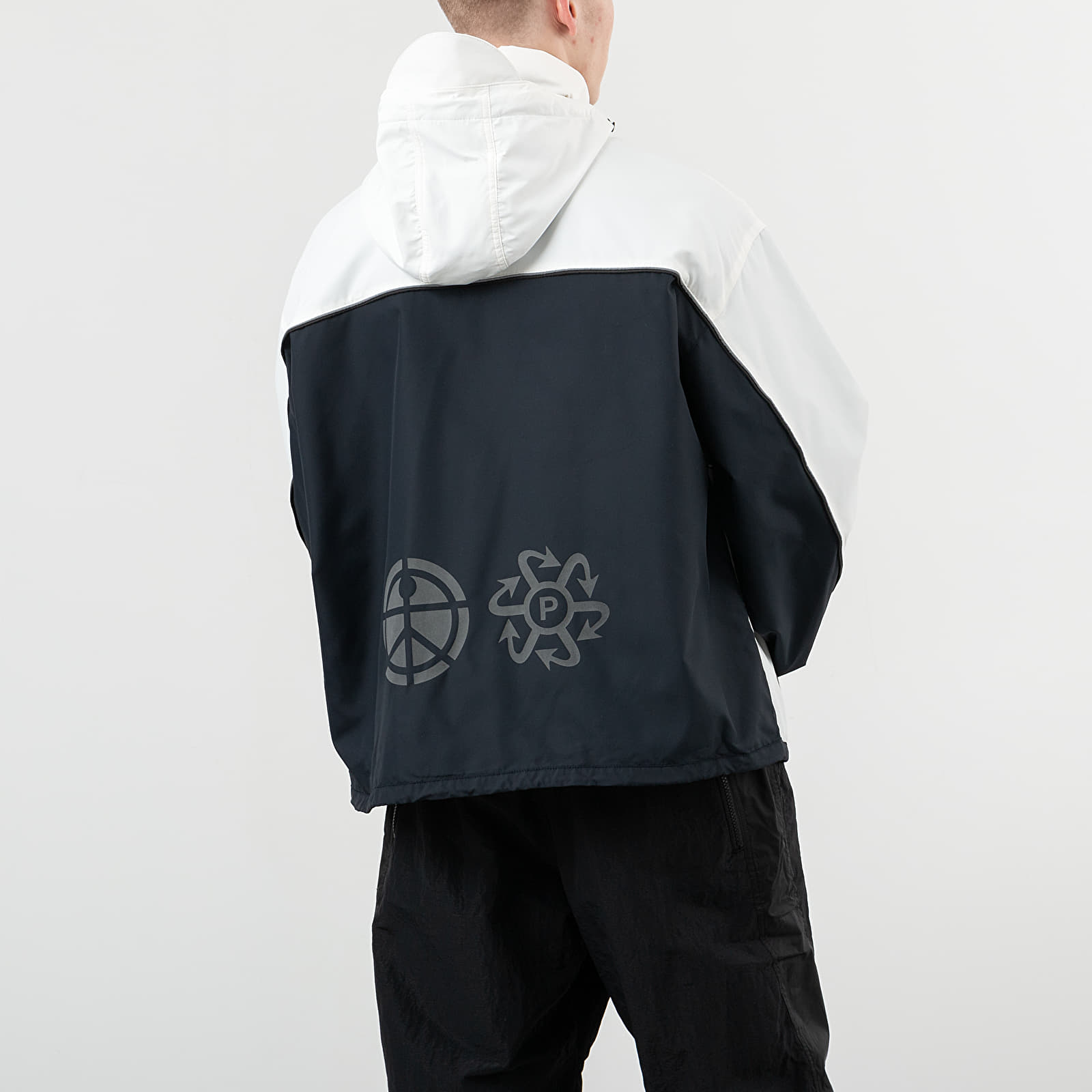 Jackets PACCBET Anorak Jacket Navy/ White | Footshop