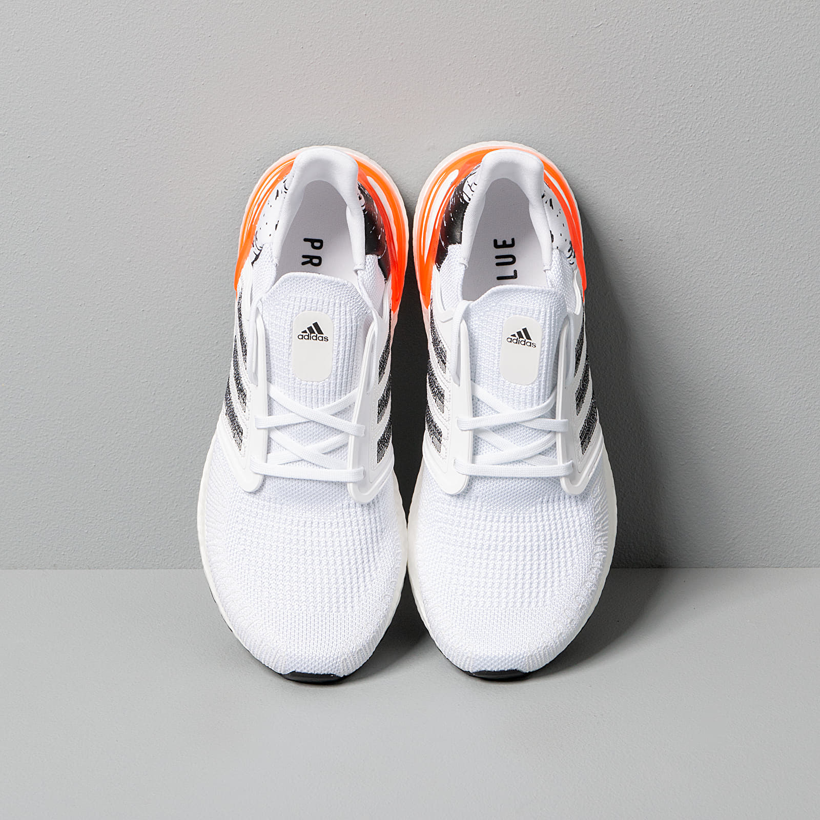 Men's shoes adidas UltraBOOST 20 Ftw White/ Core Black/ Signature Coral ...