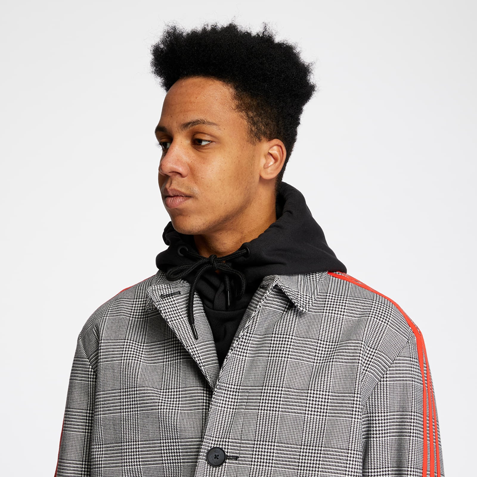 Coats adidas x 424 Trench Coat White/ Black/ Red (FS6235) | Footshop