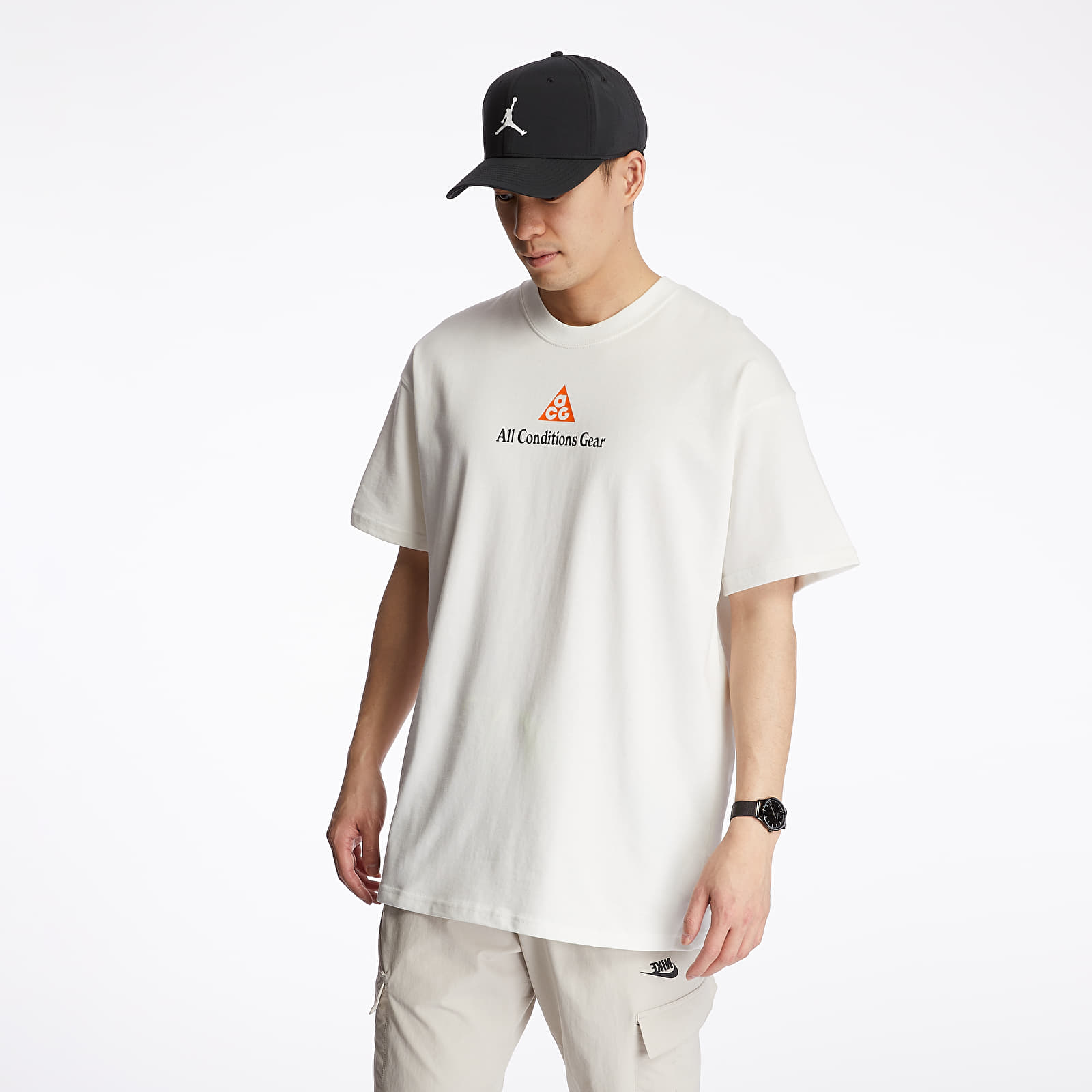 Pólók Nike NRG ACG Vortex Tee Summit White/ Black | Footshop