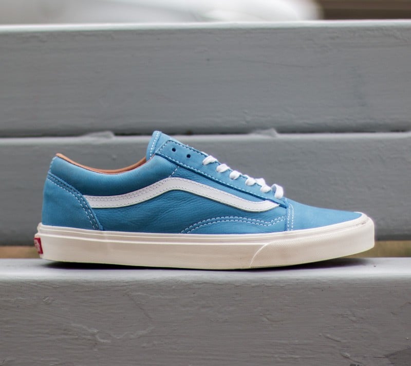 Men's shoes Vans Old Skool Reissue Classic Leather Blue | Footshop