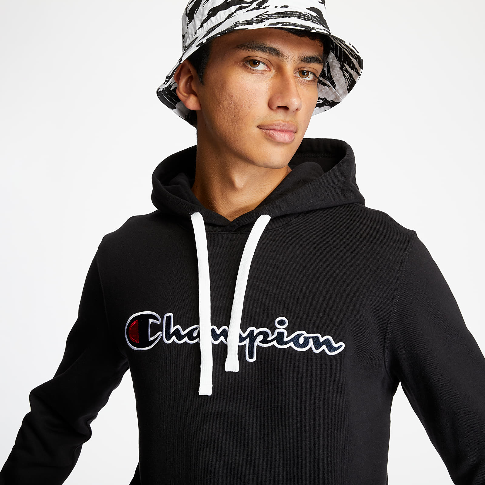 Champion Logo Terry Hoodie