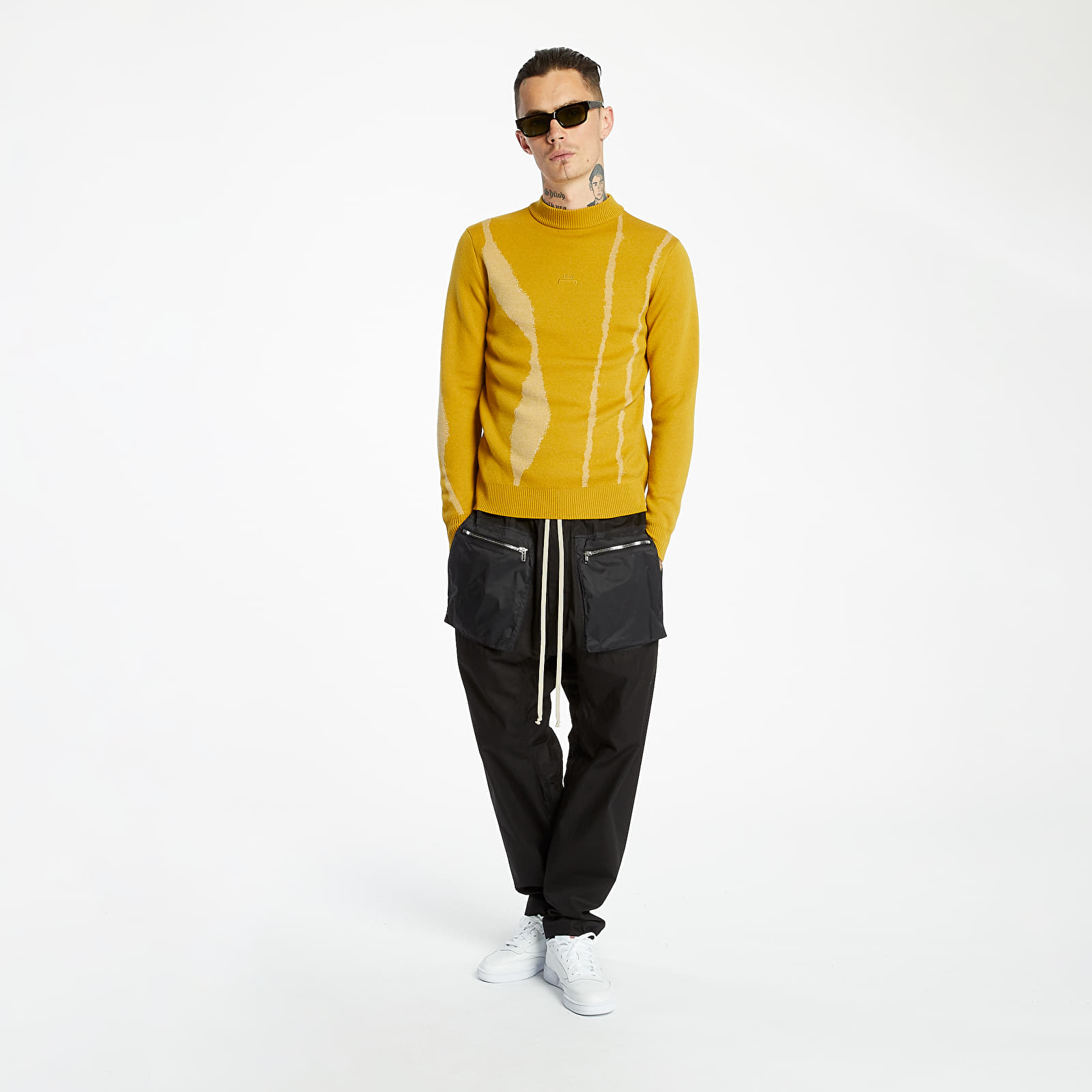 Pulovere A-COLD-WALL* Terrain Jacquard Knit Jumper Saffron | Footshop