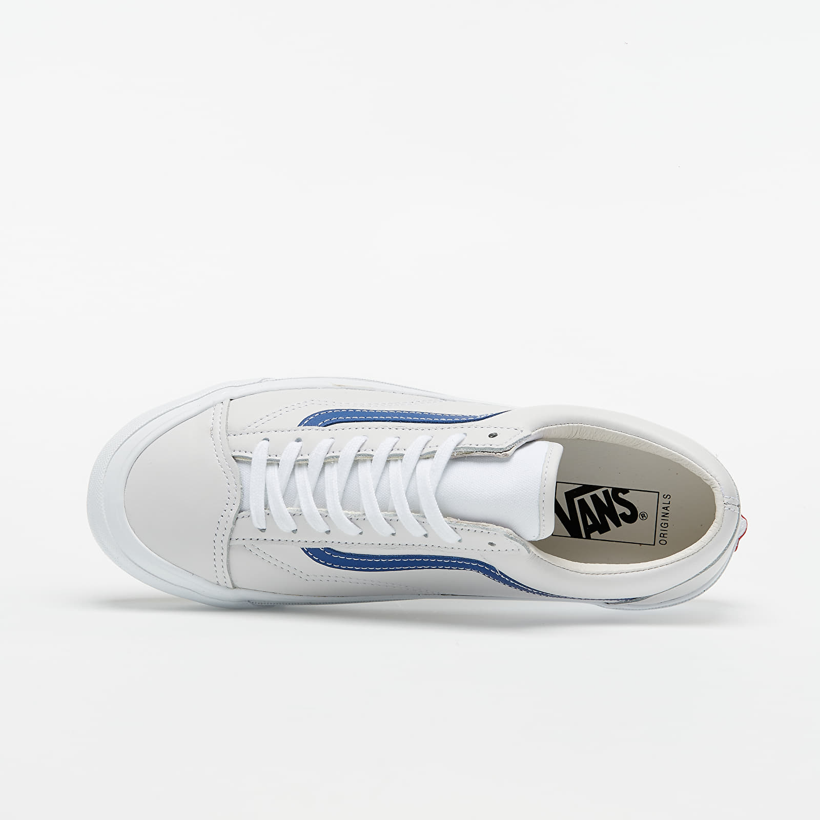 Vans OG Style 36 LX (Leather) Blue/ True White | Footshop