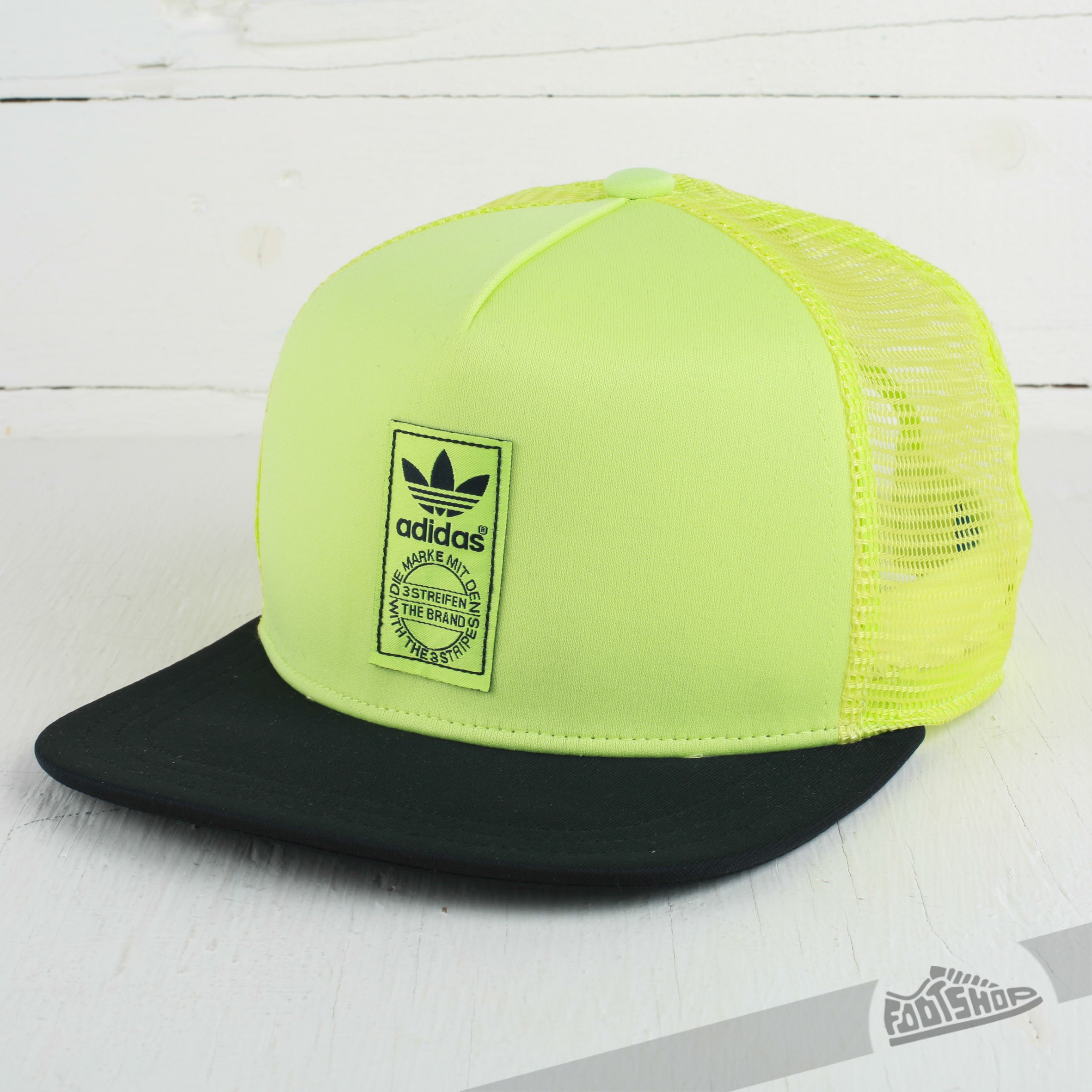 Caps adidas Tubular Trucker Cap Tub Light Flash Yellow/Black/White ...