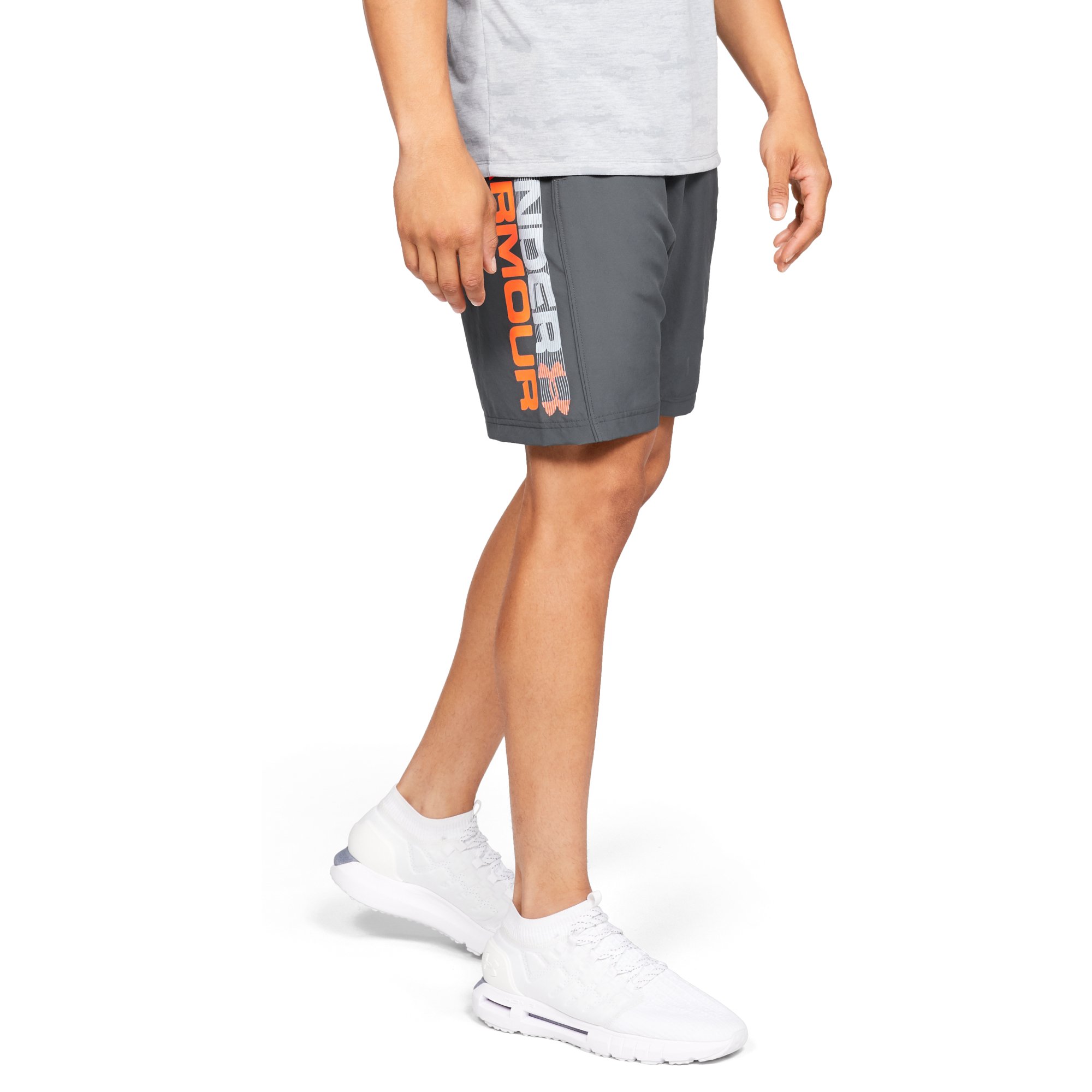 Woven graphic wordmark short store