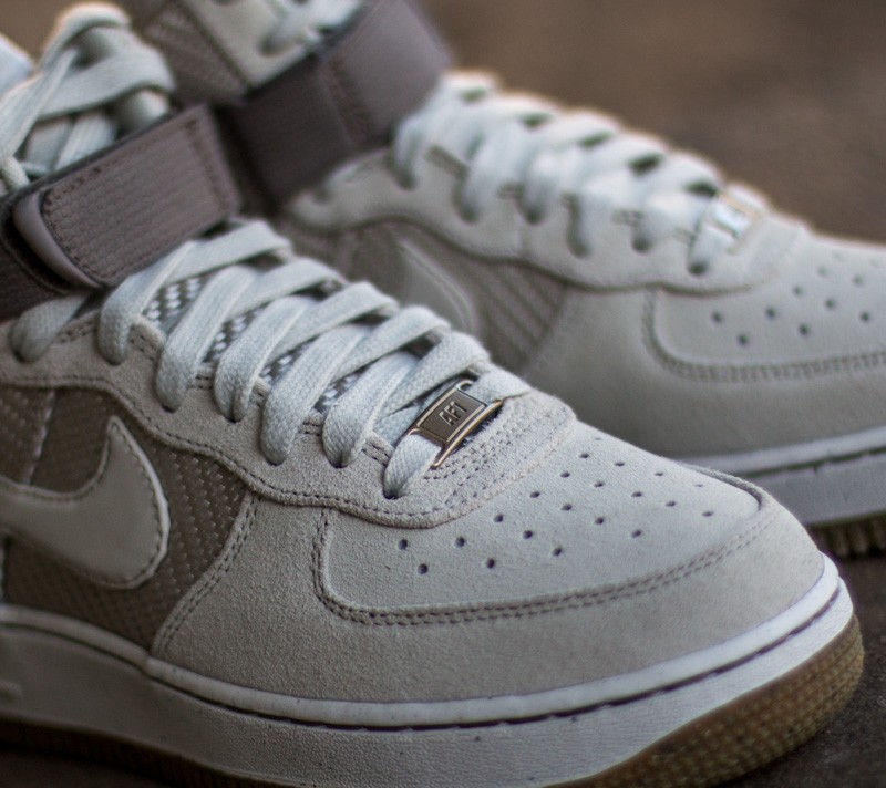 Nike Wmns Air Force 1 Hi Premium Light Bone/ Light Bone | Footshop