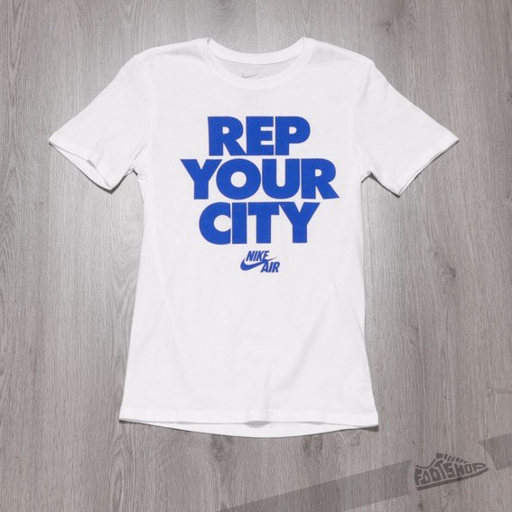 T-Shirts and shirts Nike Rep Your City Tee White | Footshop