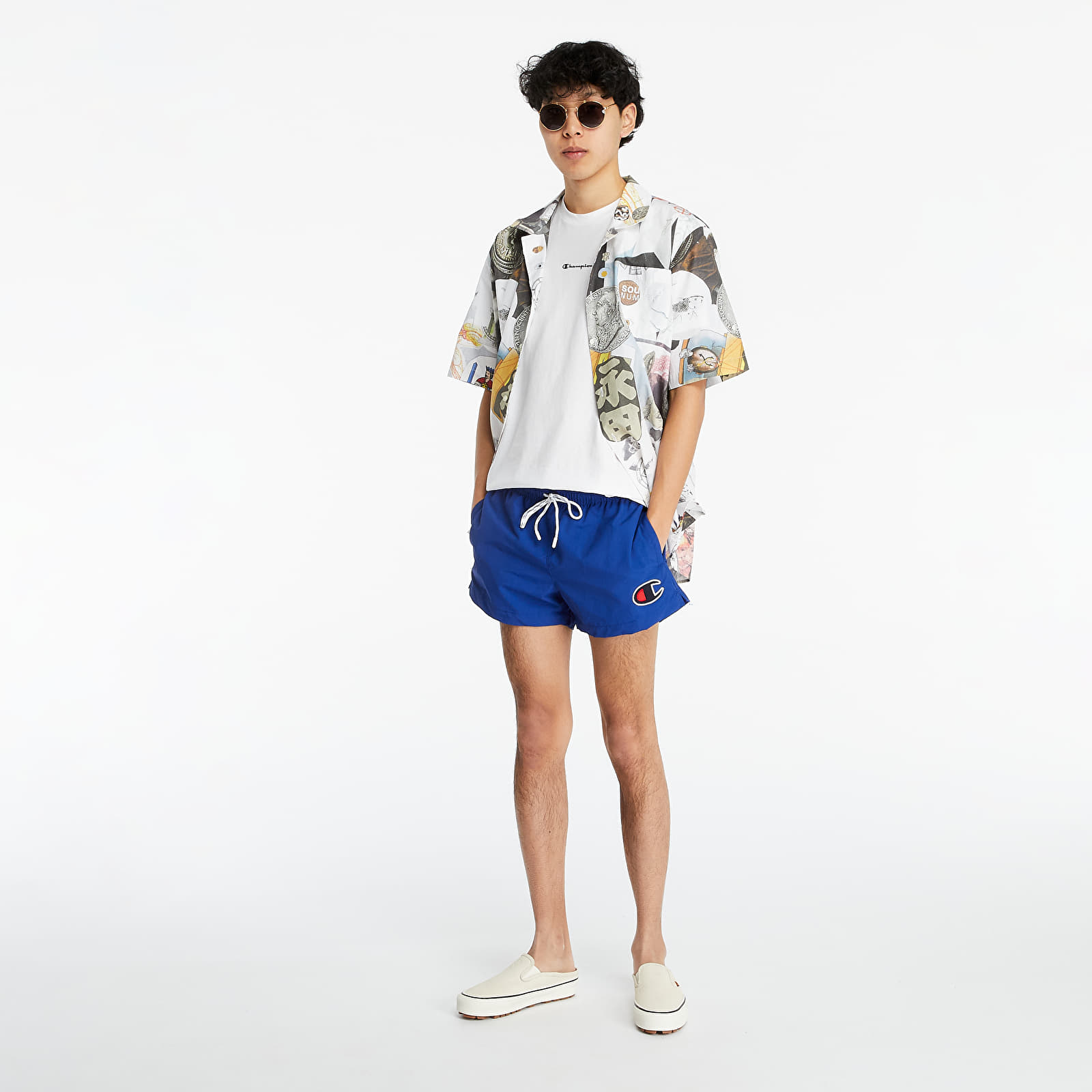 Shorts Champion Rochester Beachshorts Dsb/ Nbk (214430 S20 BS025 ...