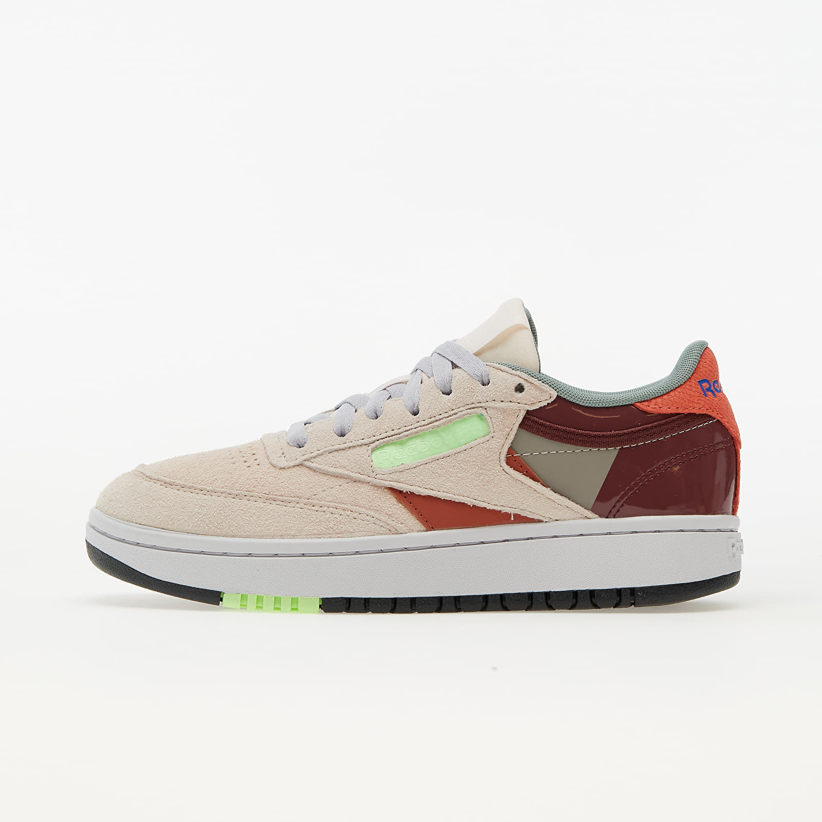 Women's shoes Reebok Club C Double Cer Pink/ Bou Grey/ Twich Orange ...