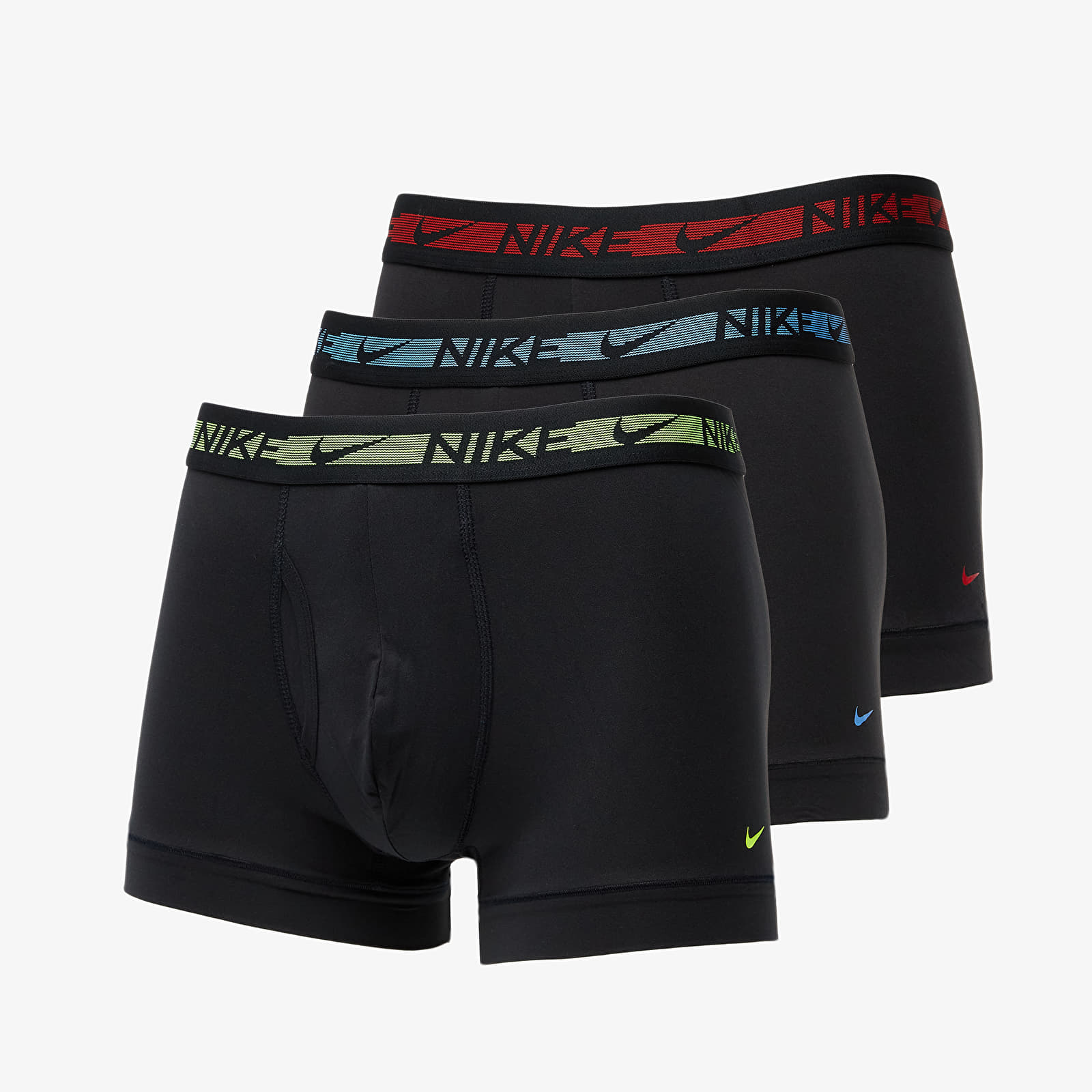 Boxer shorts Nike Trunks 3 Pack Black/ Volt Green/ University Blue ...